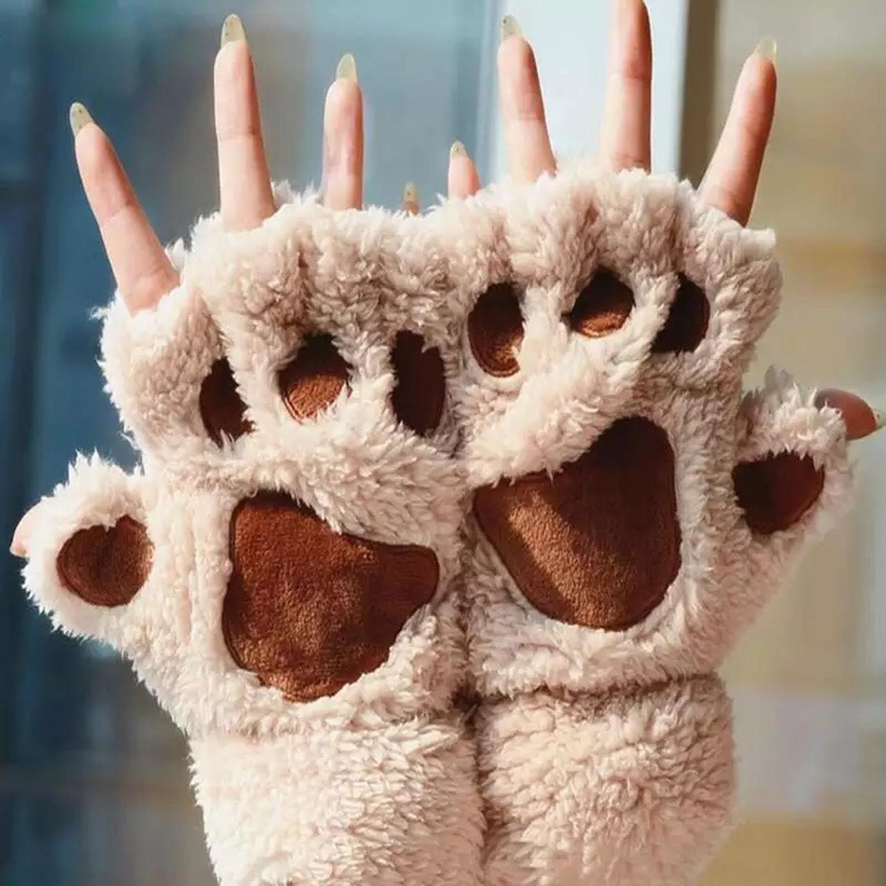 One sized adults paw mittens • Free shipping •... - Depop