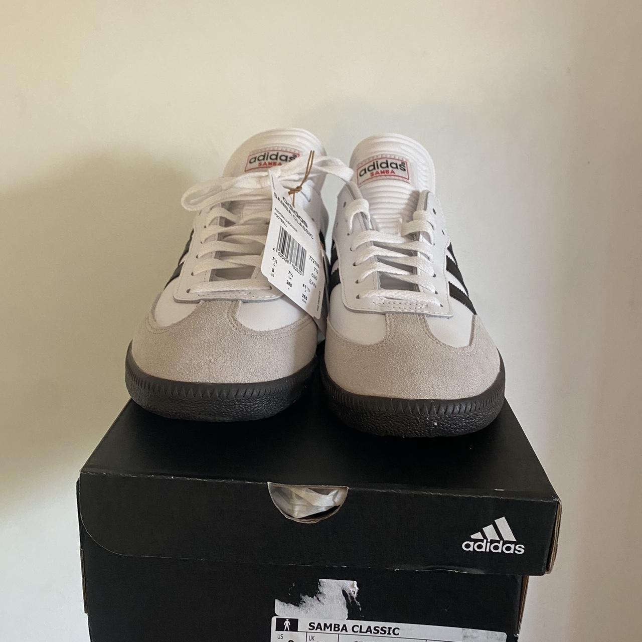 Adidas samba white with box , DS - Depop