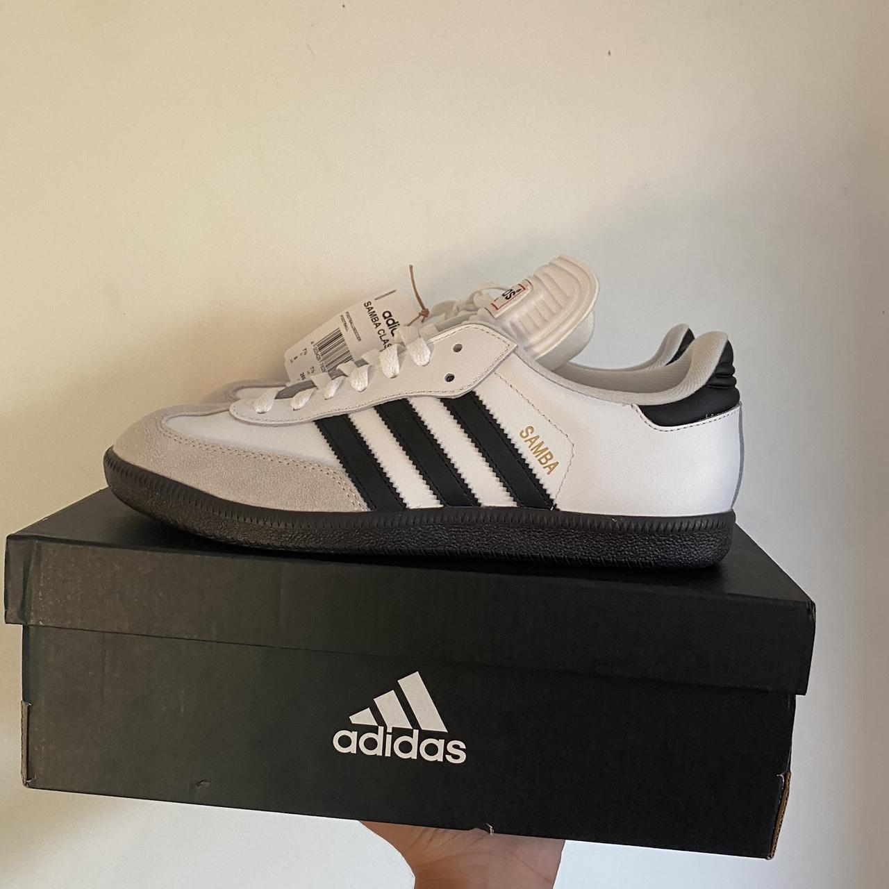 Adidas samba white with box , DS - Depop