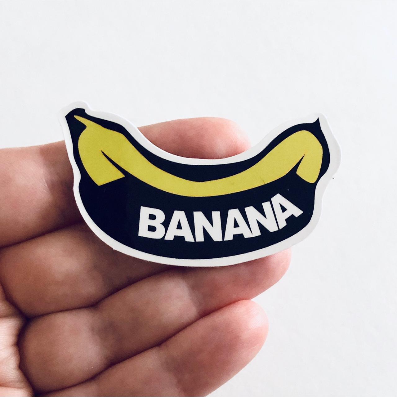 Banana sticker 🍌 🤗 SHIPS FAST & FREE via stamped... - Depop