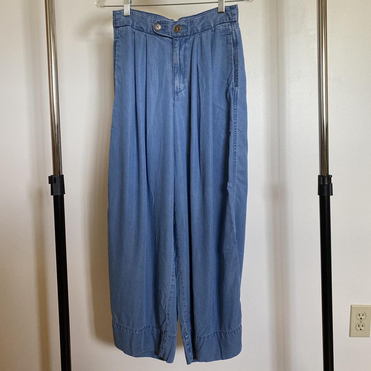 GAP Wide Leg Baggy Pants (SIZE 2-6 Petite) Waist... - Depop