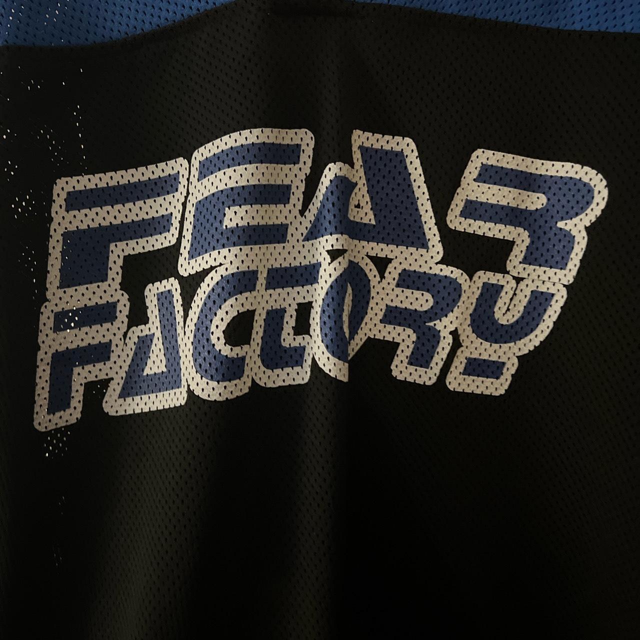 1997 Blue Grape merchandising Fear Factory Jersey... - Depop