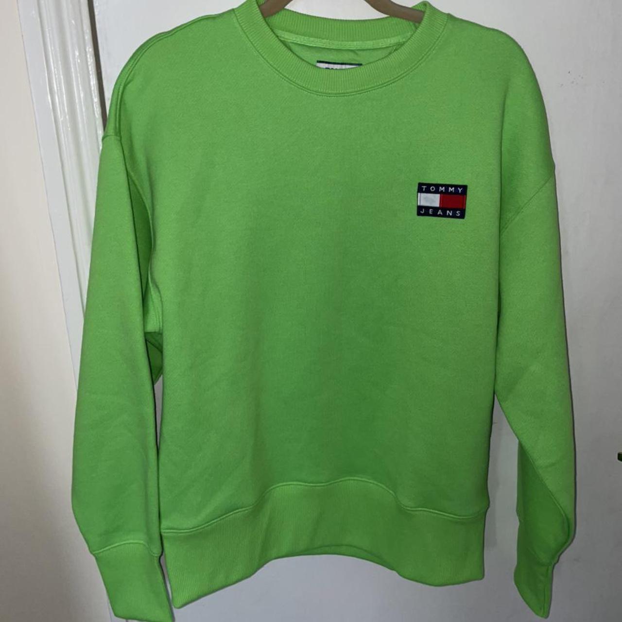 Tommy Hilfiger Green Men’s jumper. Size Men’s Small.... - Depop