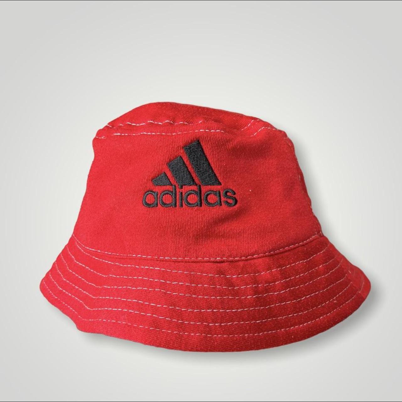 Adidas Men's Red Hat | Depop