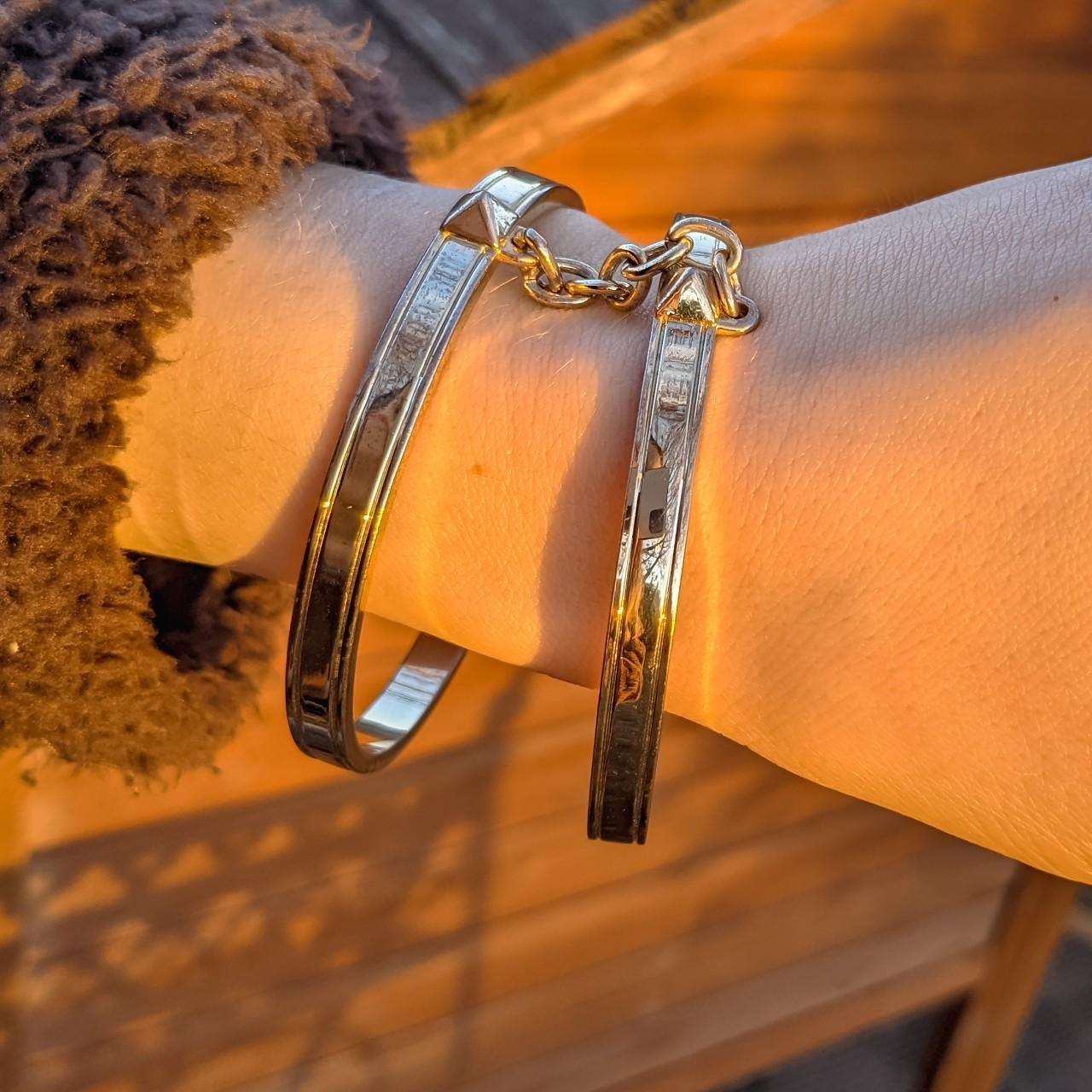 Studded Victoria's Secret Handcuff Bangles. ... - Depop