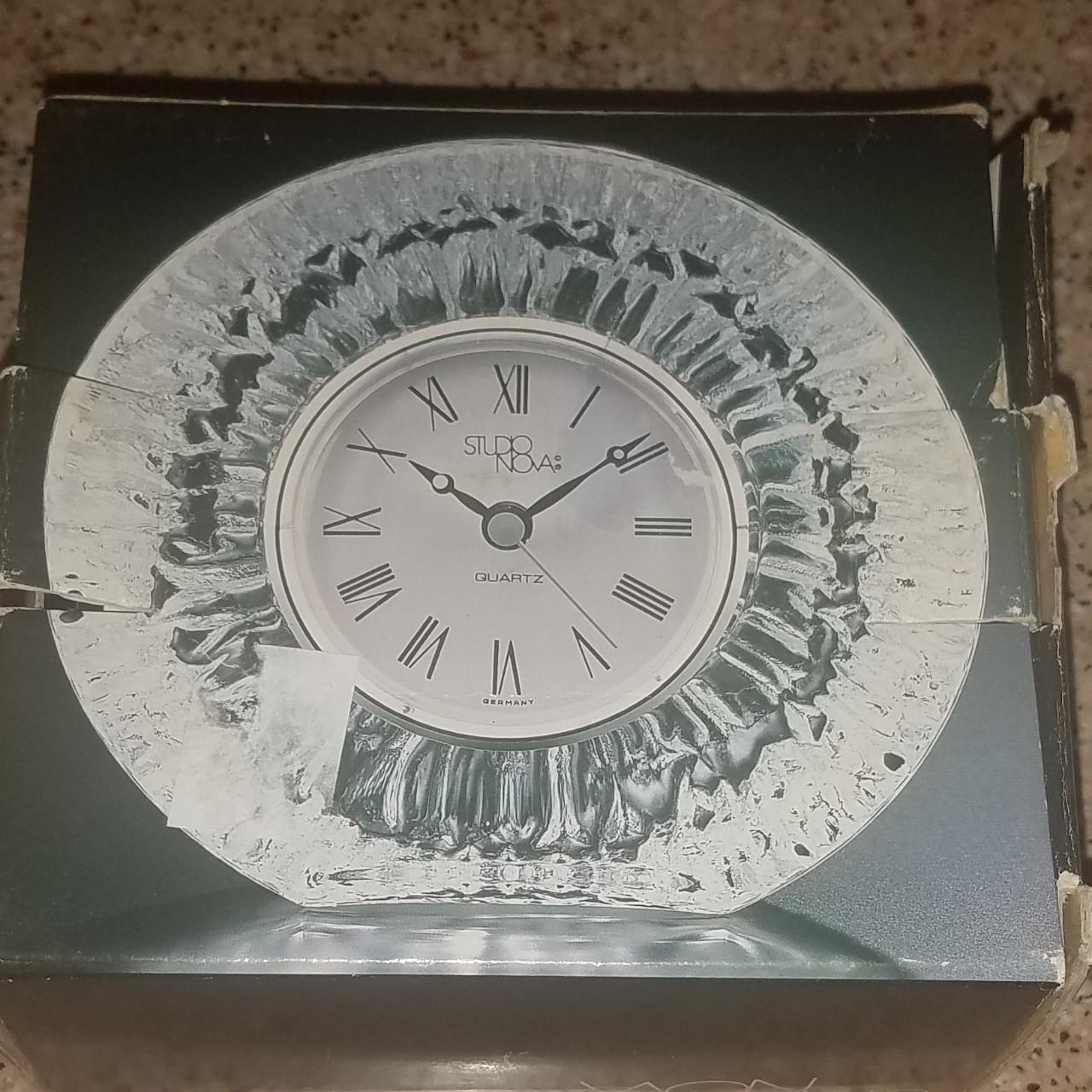 Vintage Studio Nova Quartz Crystal Clock, excellent... - Depop