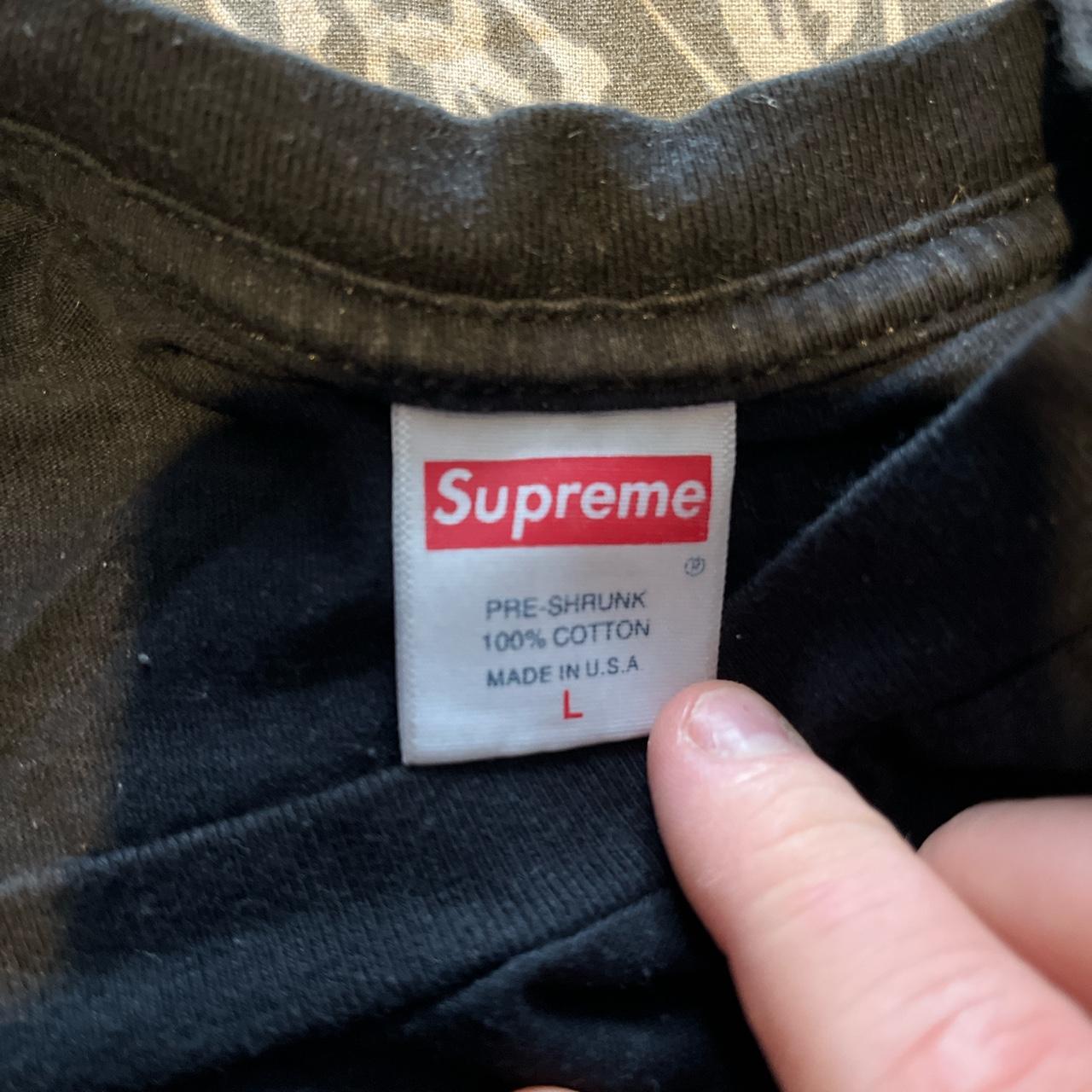 Rare supreme bape camo box logo t shirt size large... - Depop