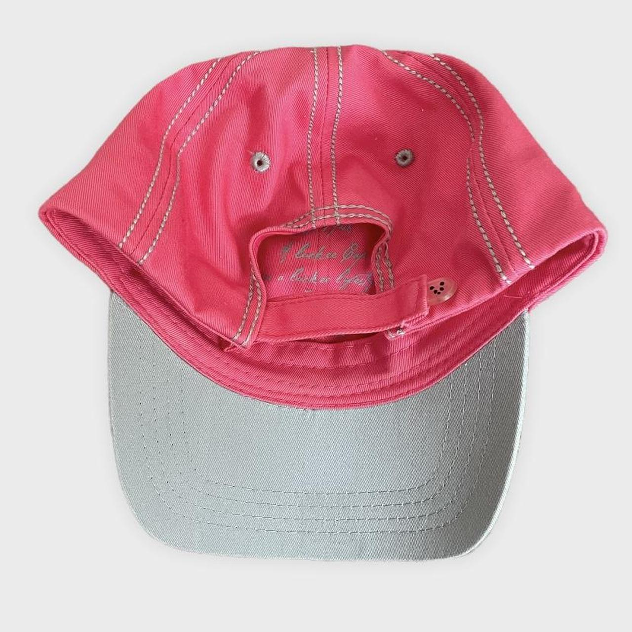 Y2k santa cruz pink cap - pink hat with grey... - Depop