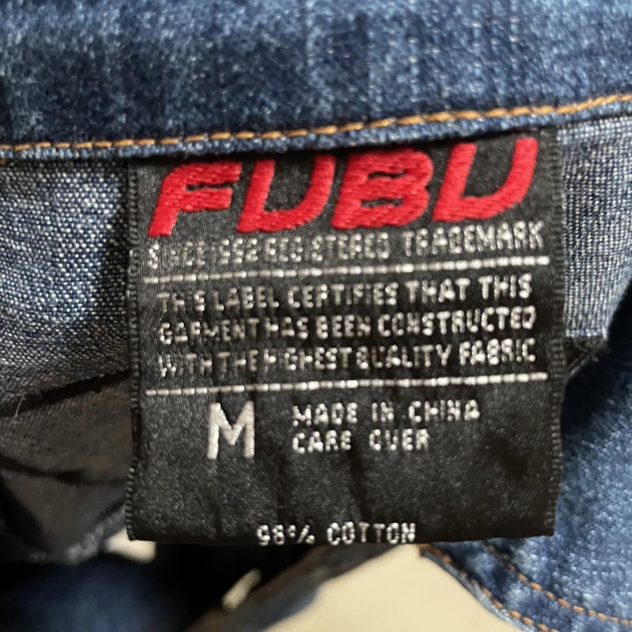 FUBU DENIM JACKET Rare vintage piece Runs small so... - Depop