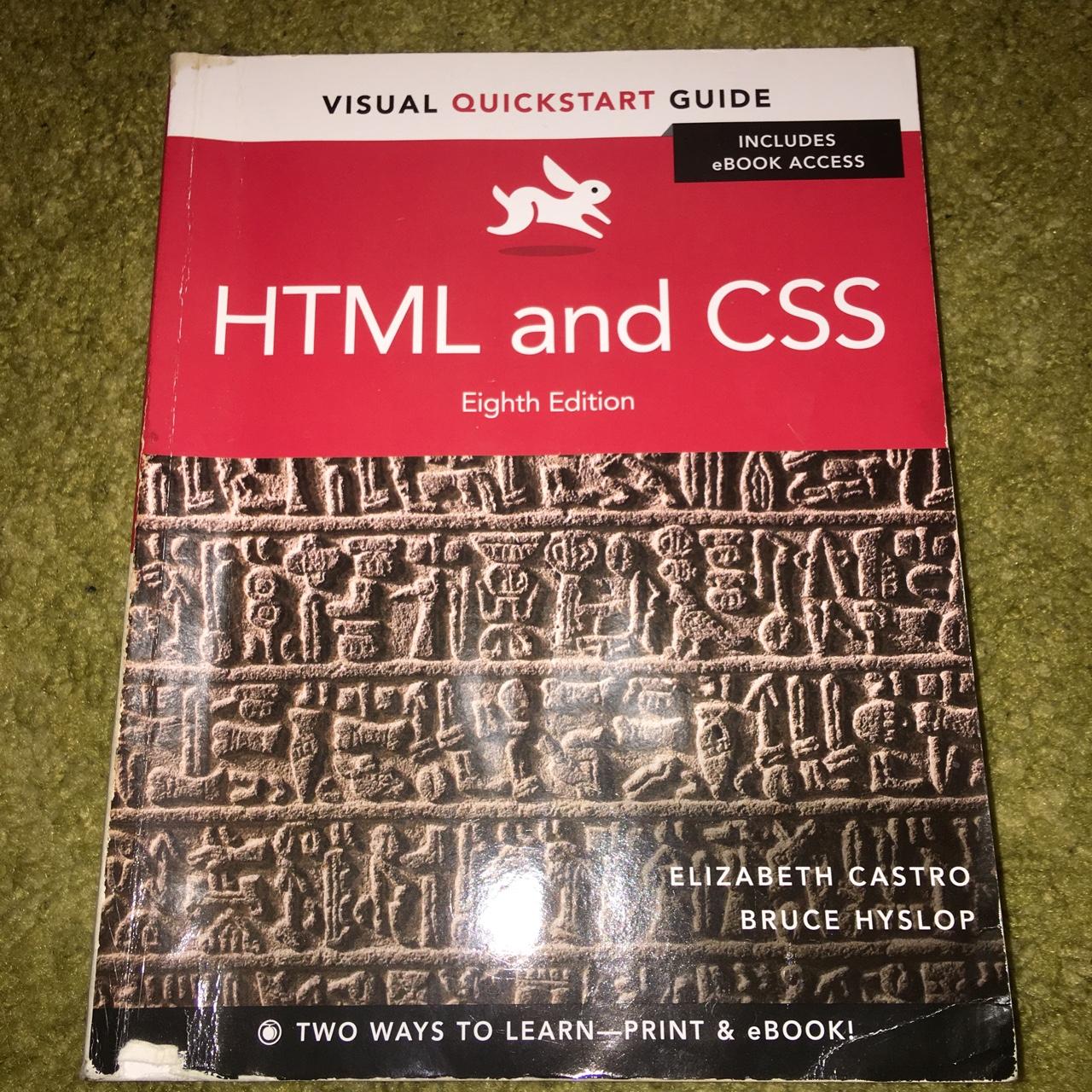 Html And Css College Book Learn Coding Today Html Depop