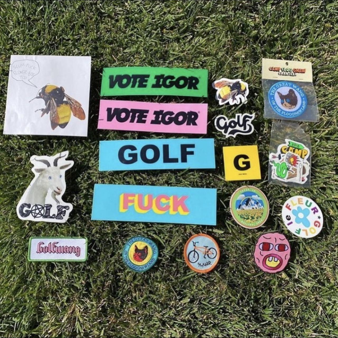 golf wang stickers for sale 🪐 hmu if u want to buy... - Depop