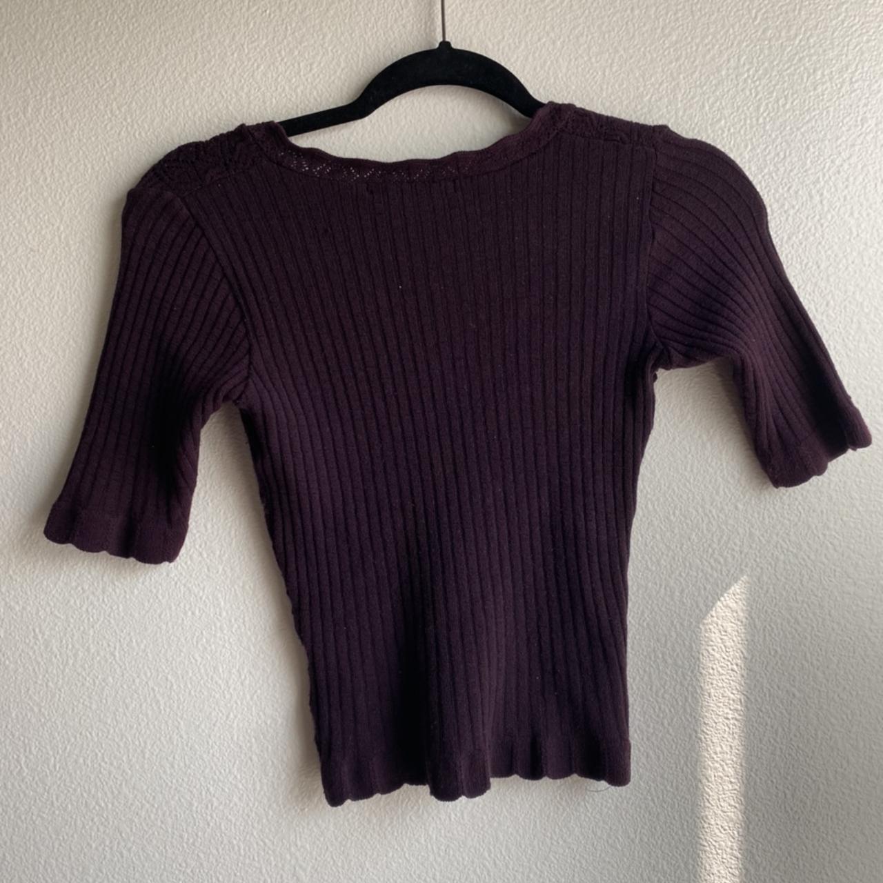 😈 FREE SHIPPING 😈 Lovely deep purple top 😈... - Depop