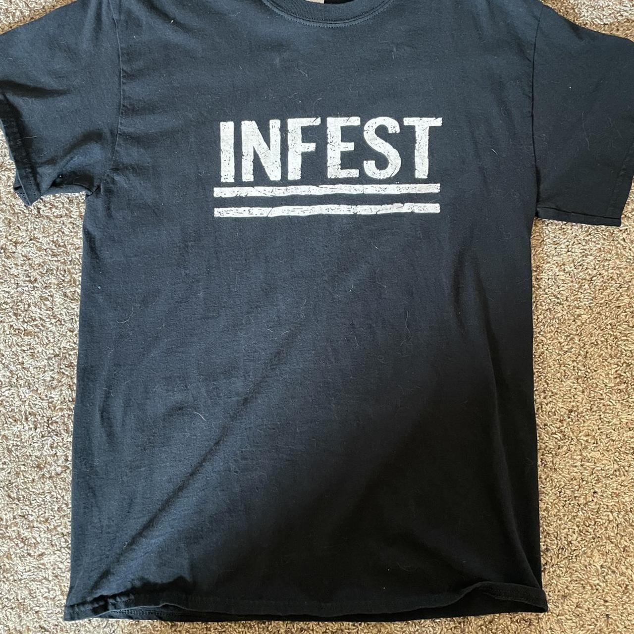 INFEST - shirt from a UK show, size Medium. Super... - Depop