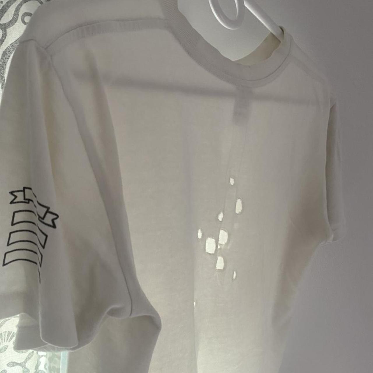 number nine shield tee length 57cm sleeve... - Depop