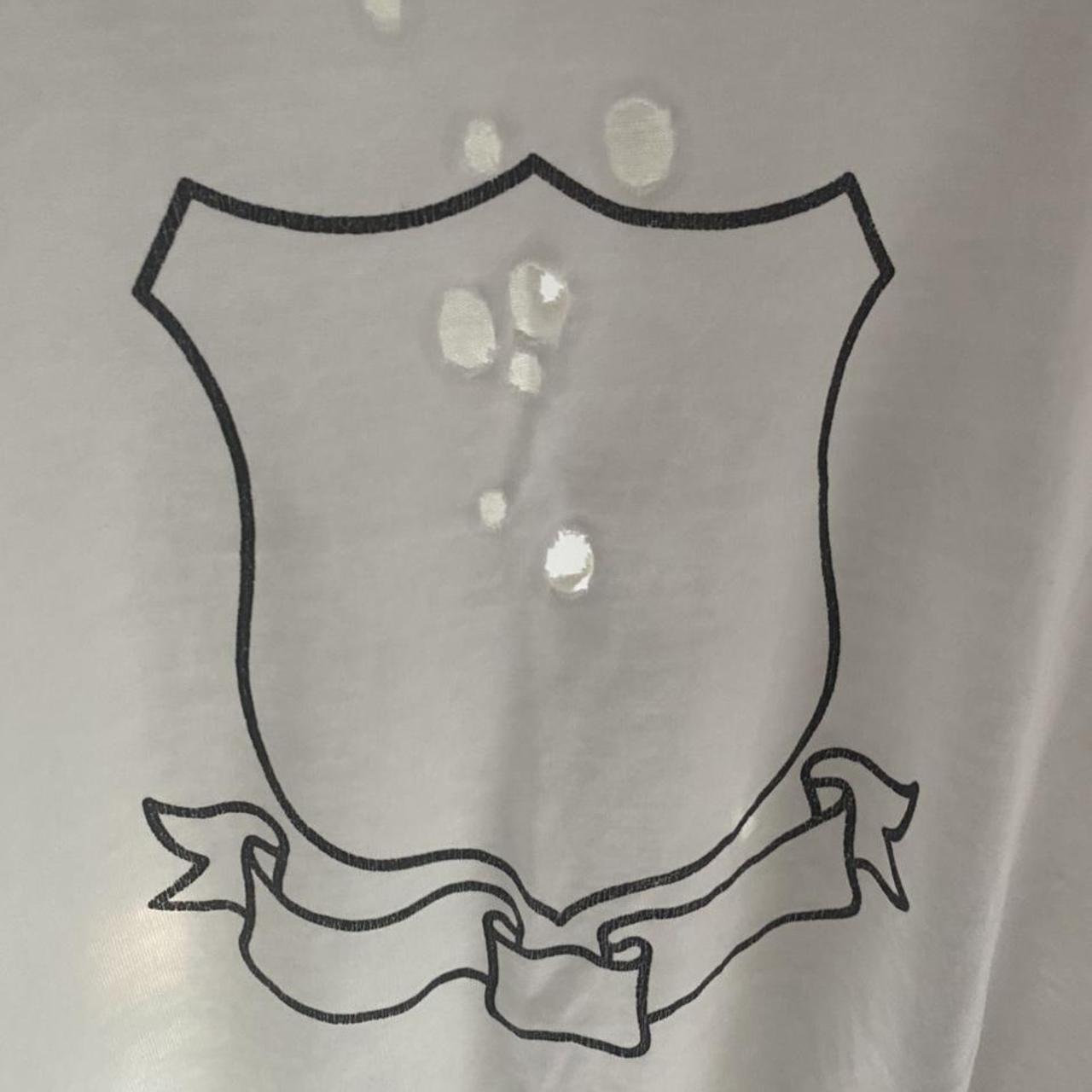 number nine shield tee length 57cm sleeve... - Depop