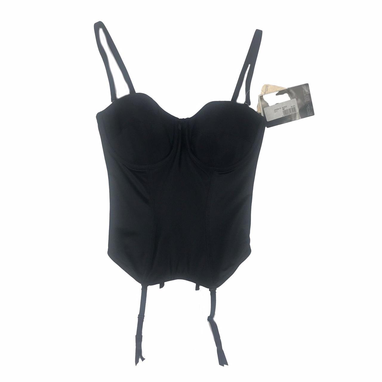 ♥︎ PANACHE DEADSTOCK CORSET GARTER EMO GOTH BASQUE ♥︎... - Depop