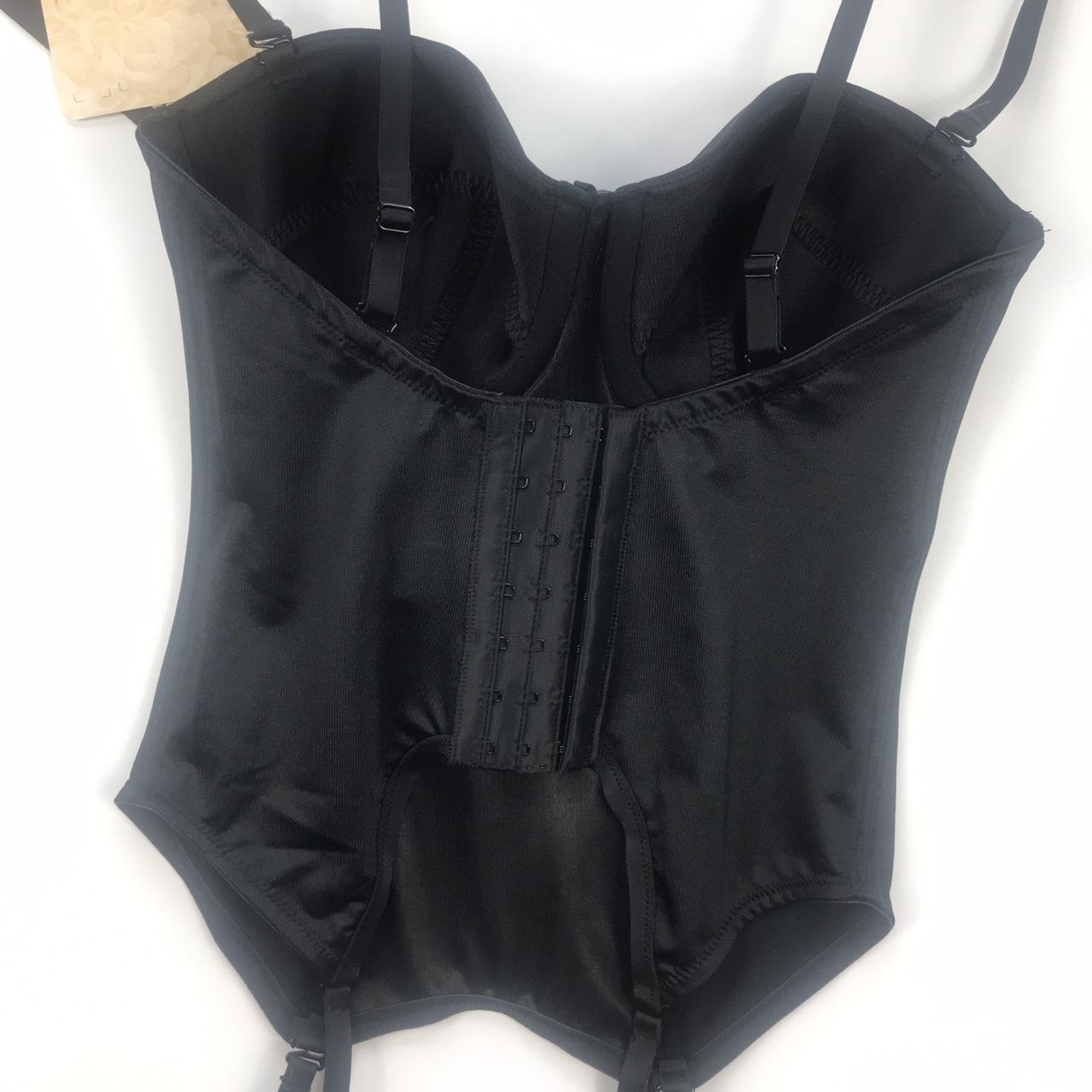 ♥︎ PANACHE DEADSTOCK CORSET GARTER EMO GOTH BASQUE ♥︎... - Depop