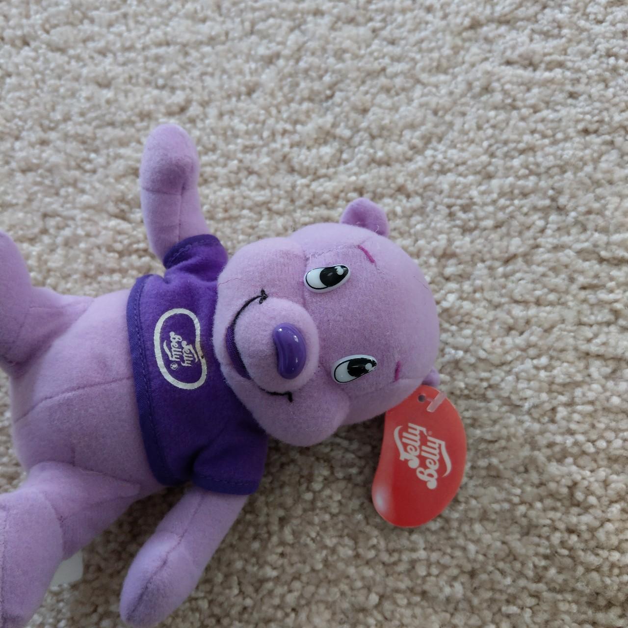 Purple Jelly Belly stuffed animal. This plush bear... - Depop