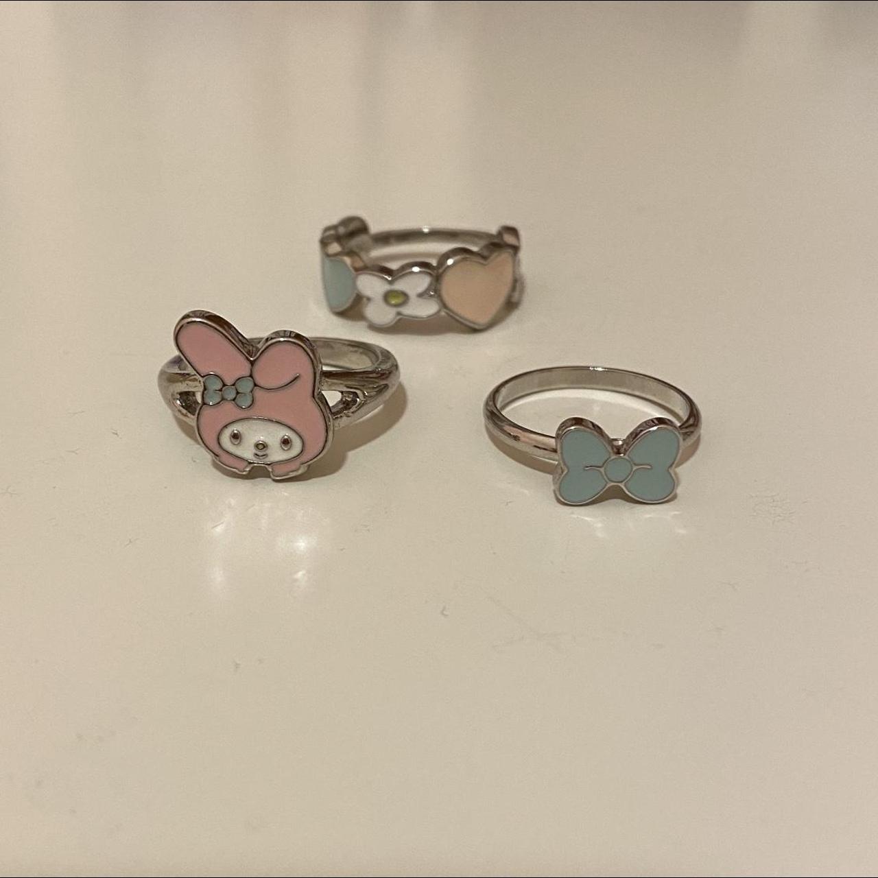 💗 my melody ring bundle 💗 🐰 ON HOLD ☁️ ring... - Depop