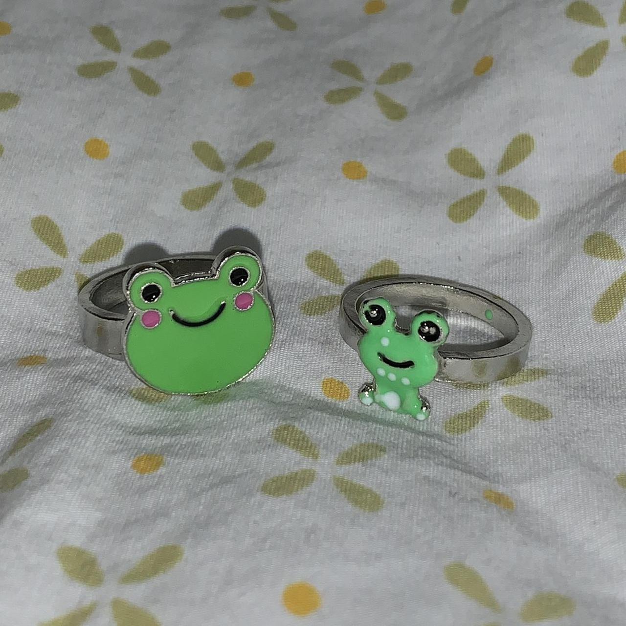 Two frog rings! These adorable froggy rings are... - Depop