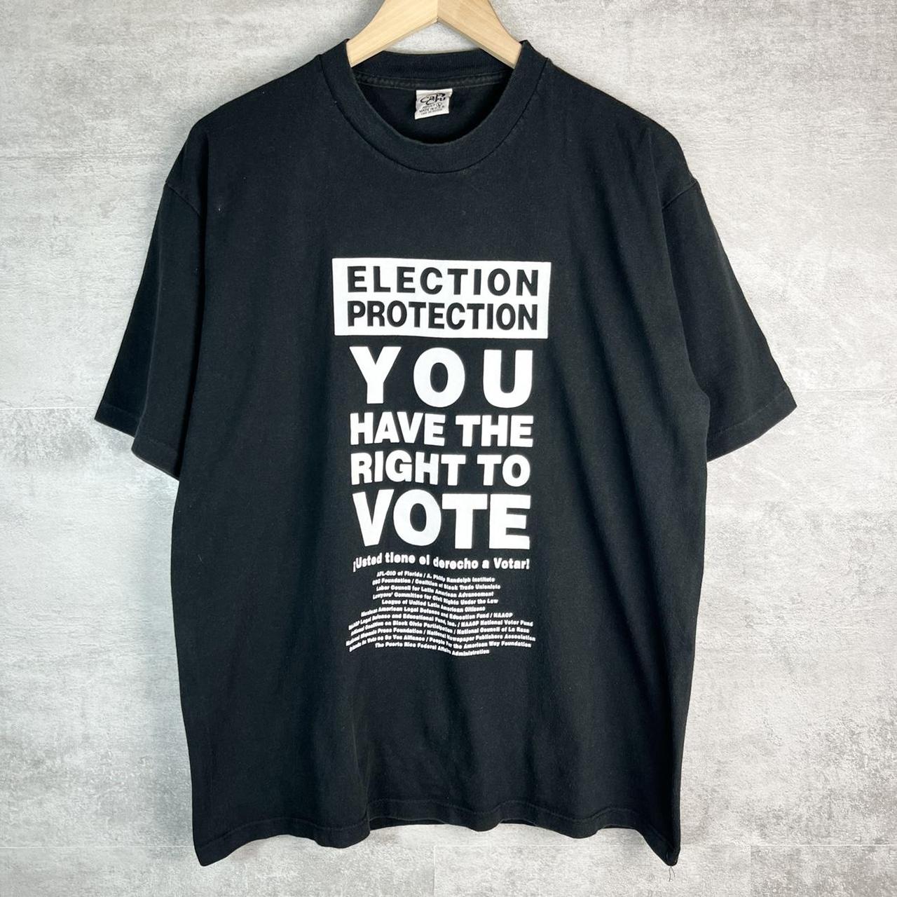 Vintage 90s Election Protection You Have The Right... - Depop