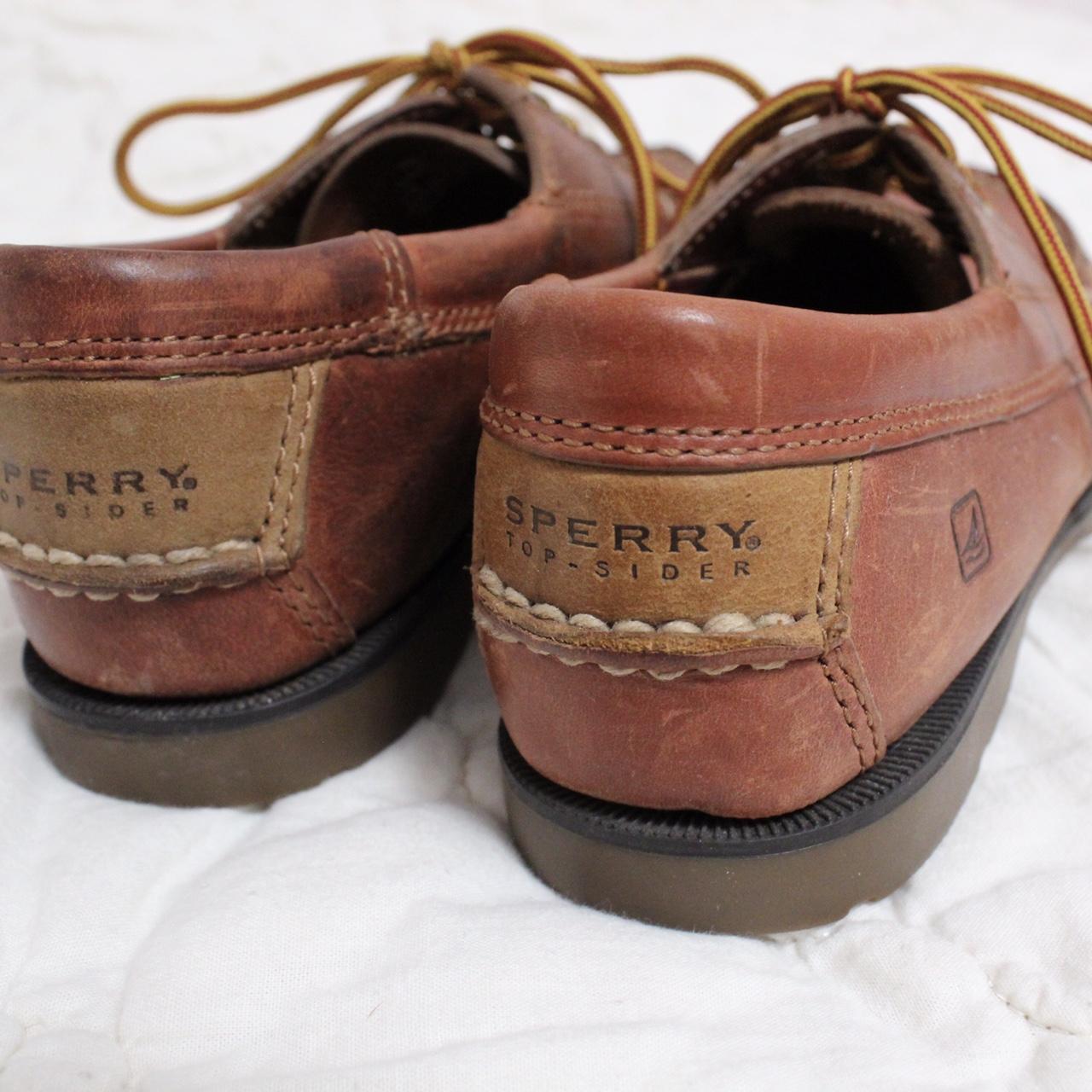Sperry Top-Sider Leather Lace Up Boat Shoes ⛵️ • ... - Depop
