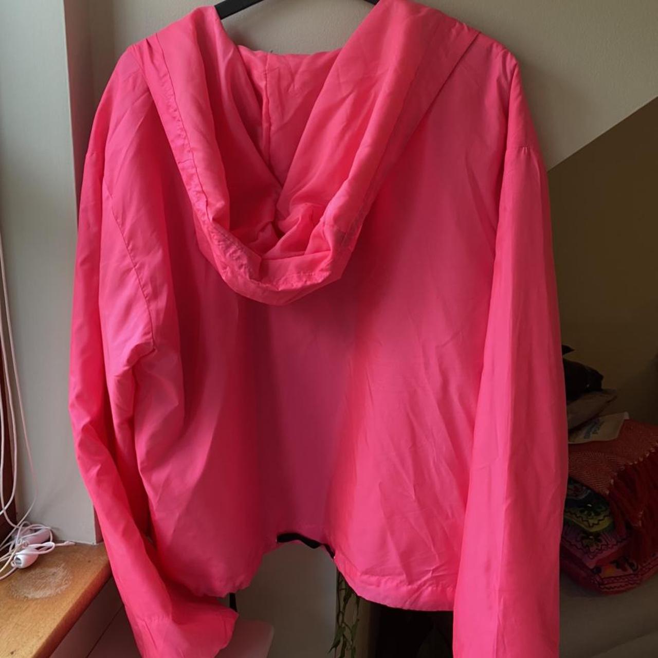 New - Primark neon pink lightweight hooded... - Depop