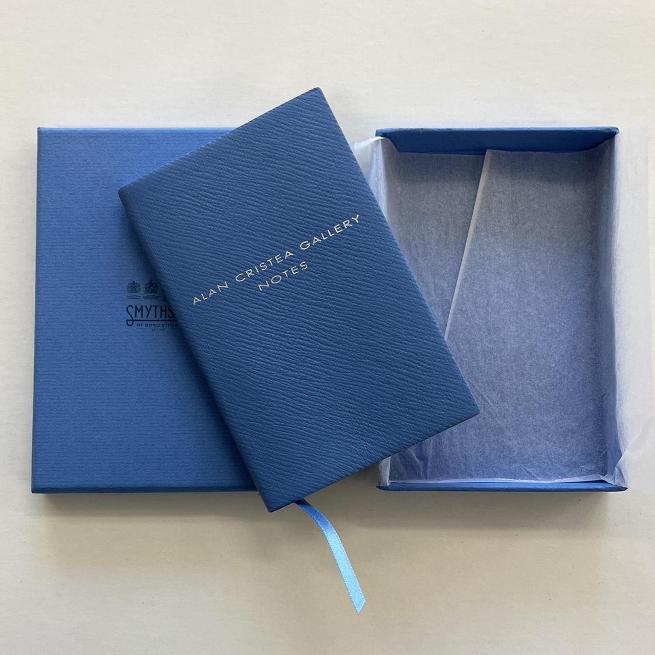 SMYTHSON leather bound notebook A6 size, in box as... - Depop