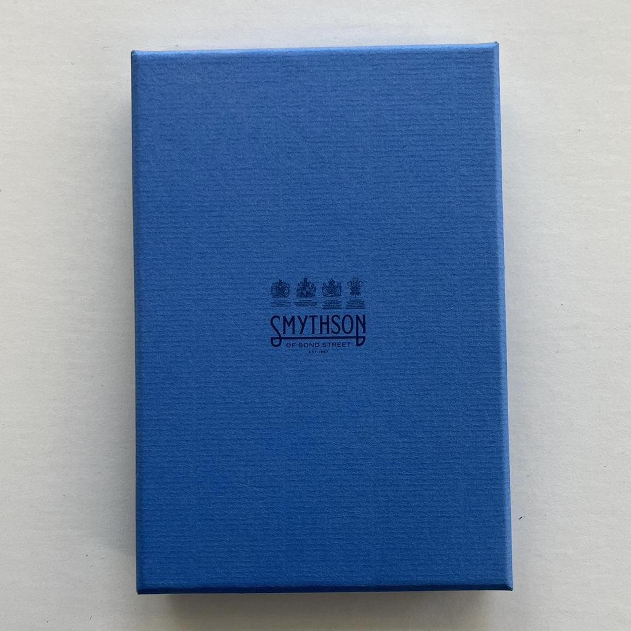 SMYTHSON leather bound notebook A6 size, in box as... - Depop