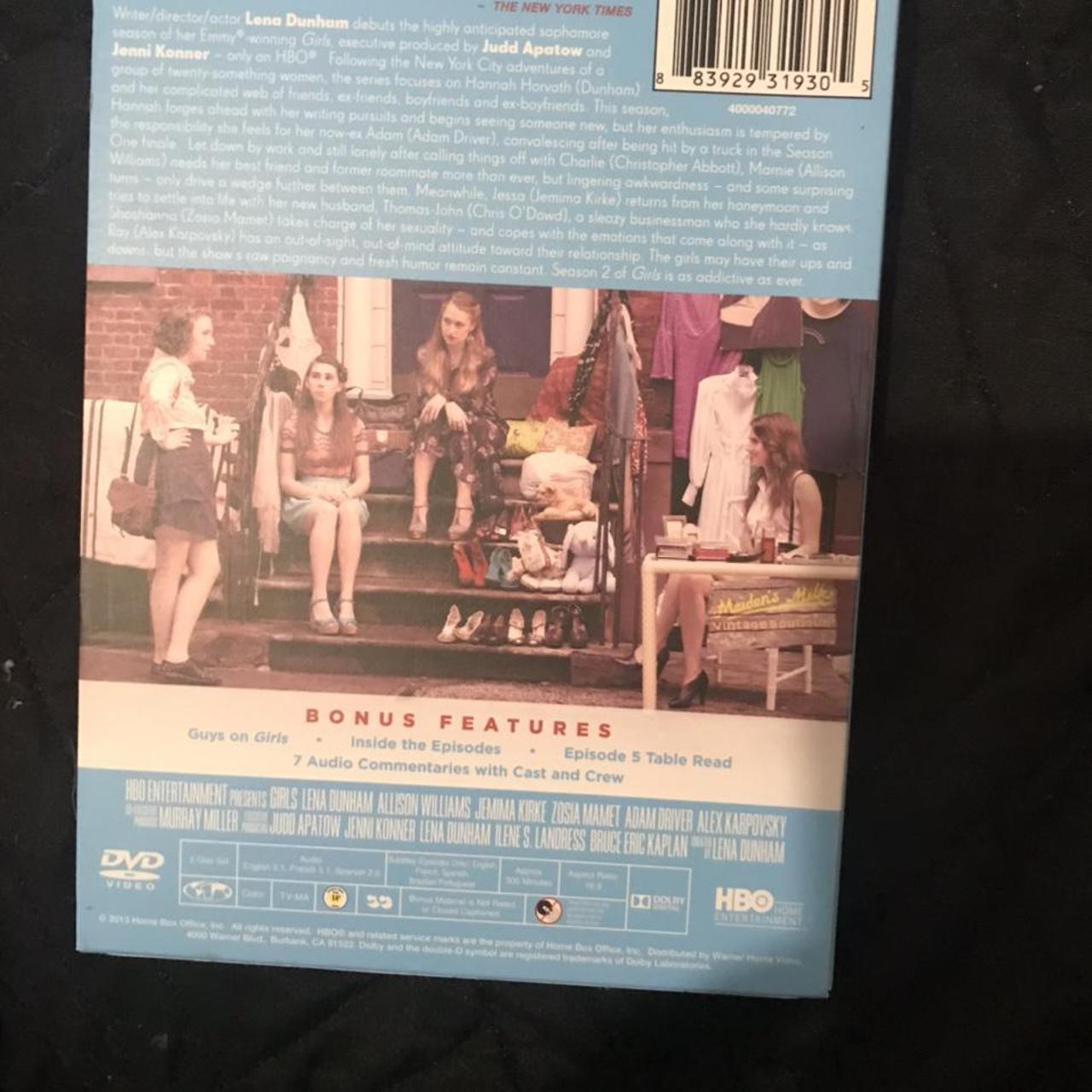 HBO series Girls season 2. great condition #HBO #dvd... - Depop