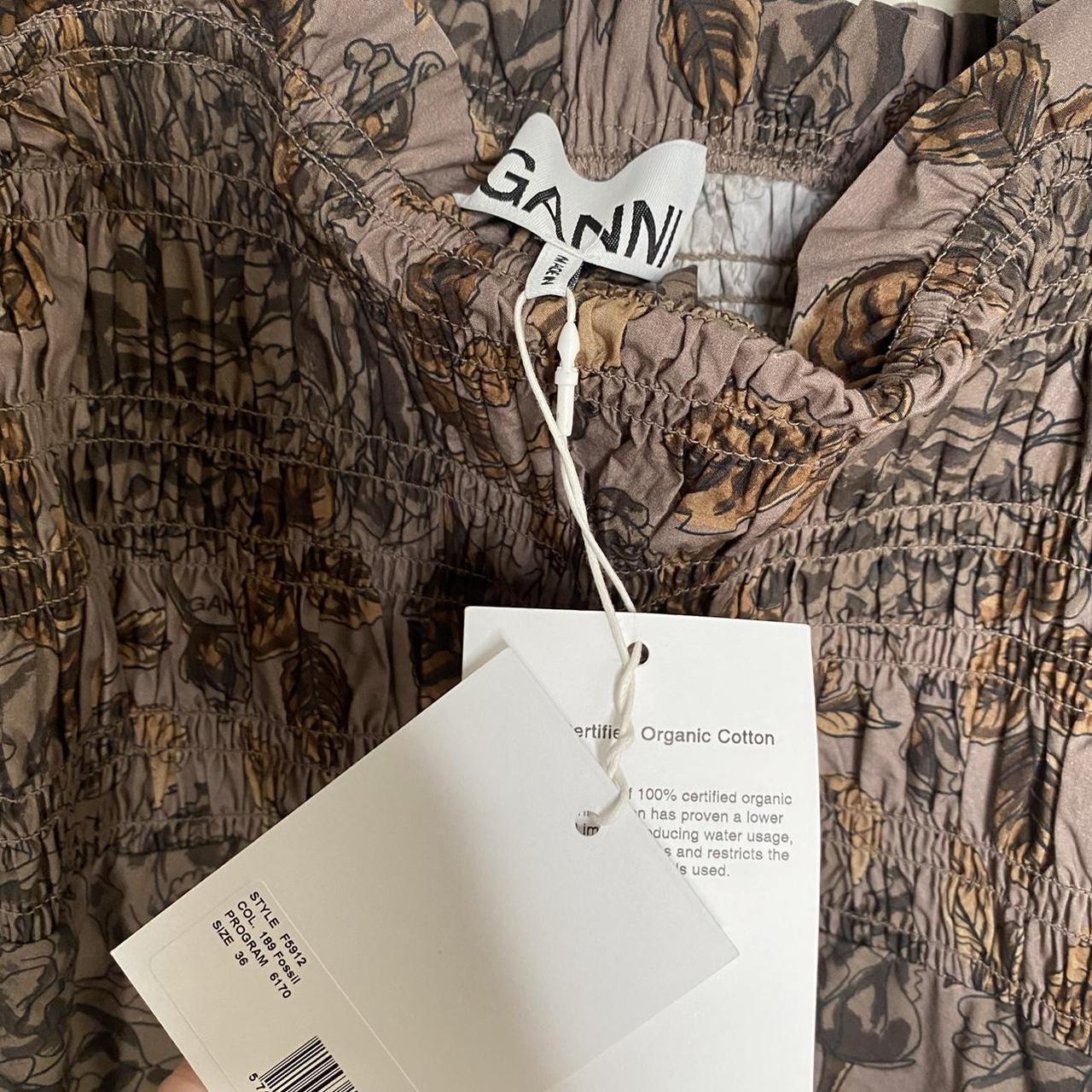 GANNI Mini Dress GANNI brand New with tags, worn... - Depop