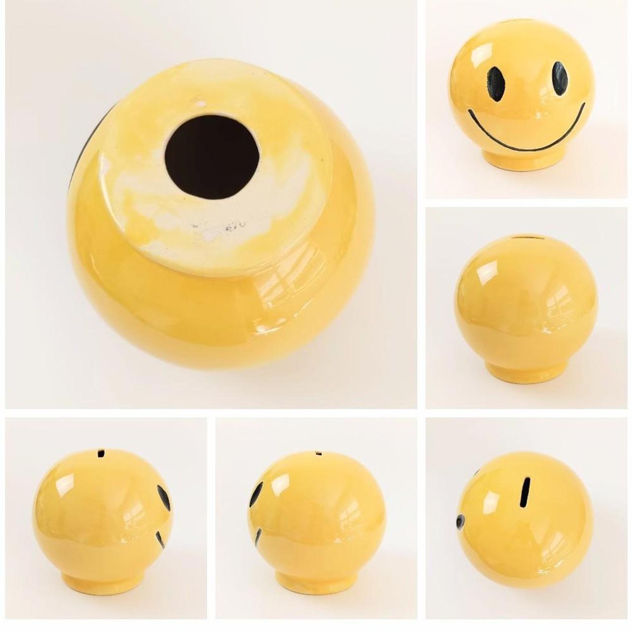 Smiley Face Vintage ceramic smiley face bank. In... - Depop