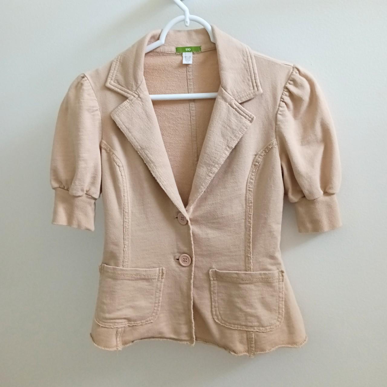 Urban Outfitters Women's Tan Jacket | Depop