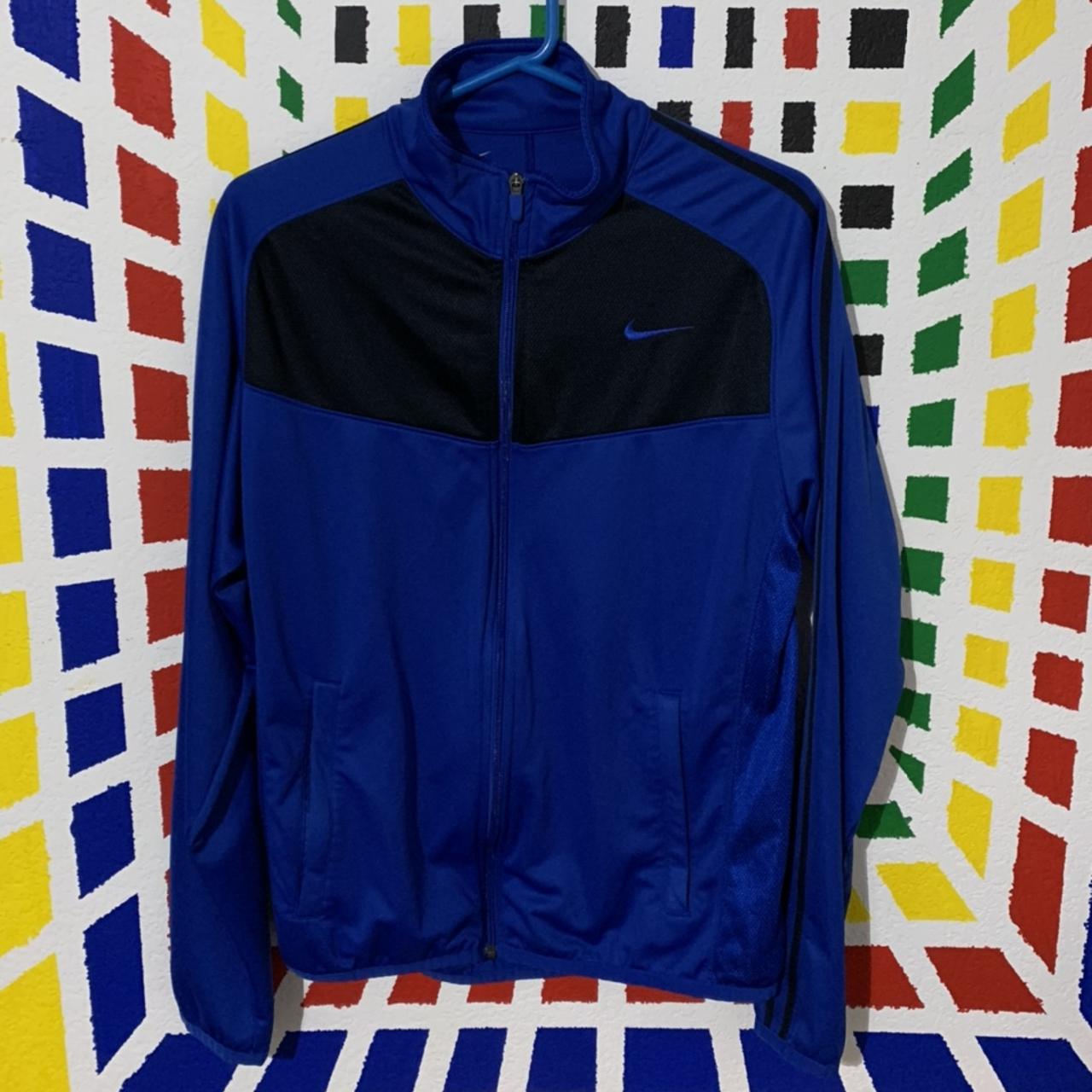 Blue Nike Track Jacket! In Really Good Condition... - Depop