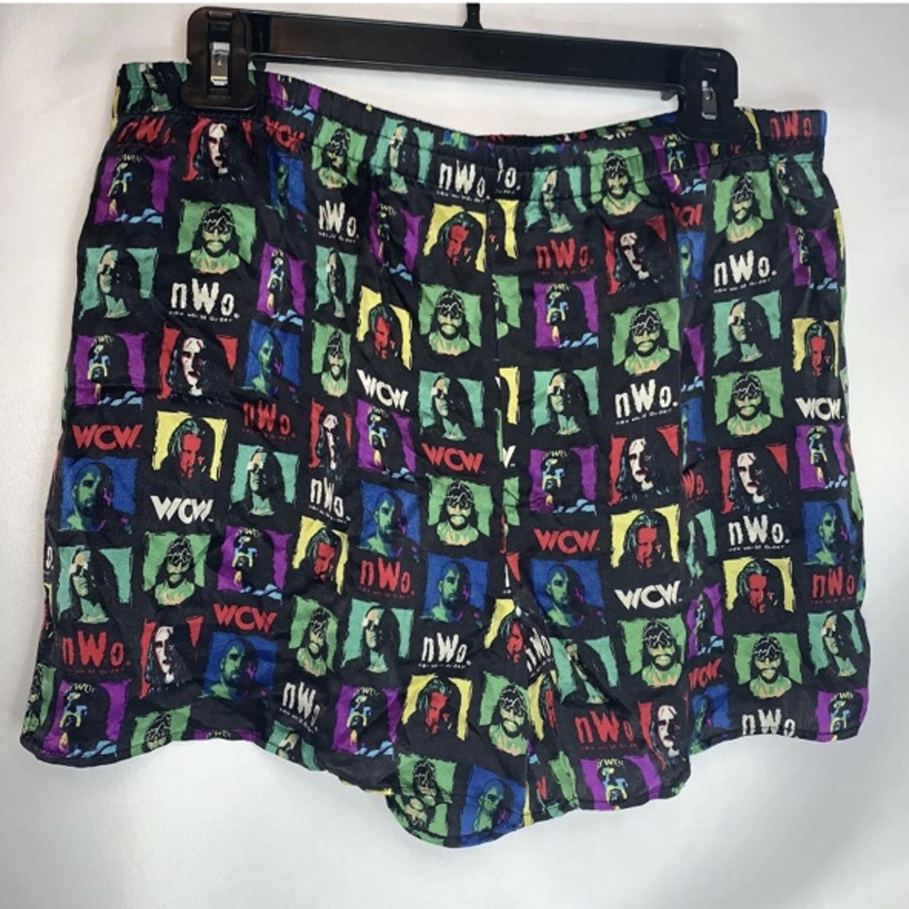 1998 Offical WCW NWO 100% Silk Boxers 90’s Wrestling... - Depop