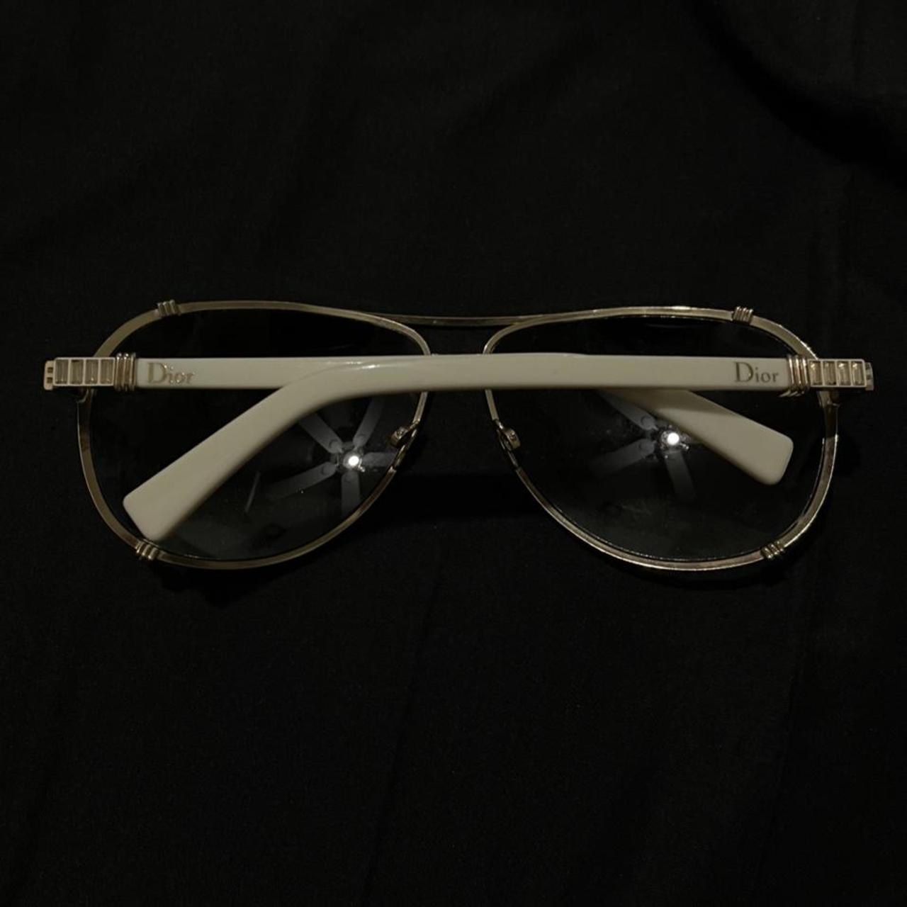 Super cute vintage Dior glasses gold and tan color... - Depop