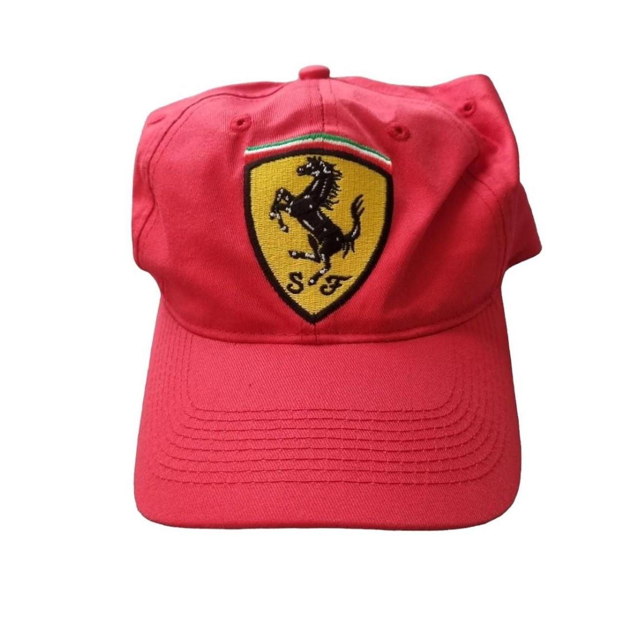 Men's Red and Yellow Hat | Depop