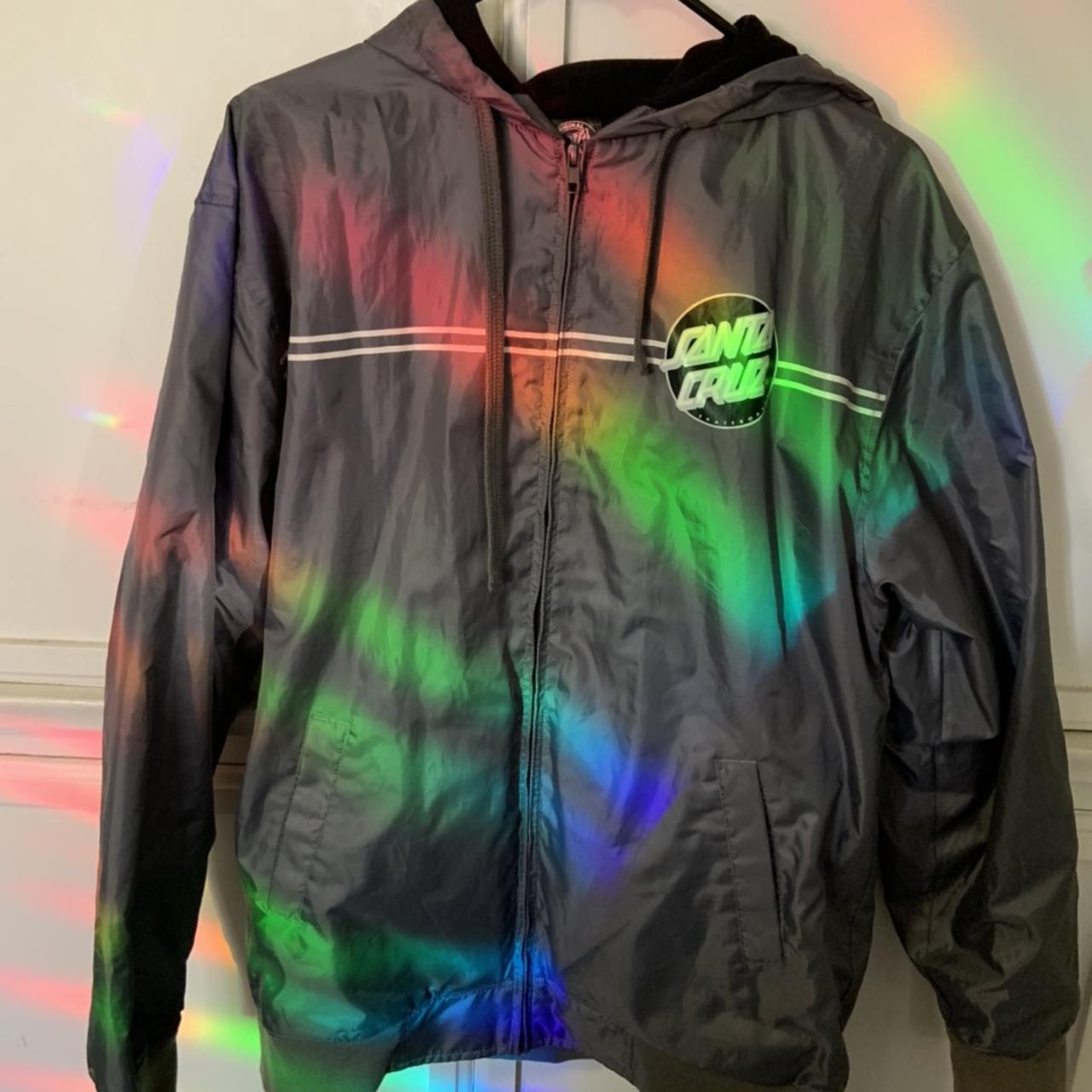 Grey Santa Cruz wind breaker! Barely worn. It’s... - Depop