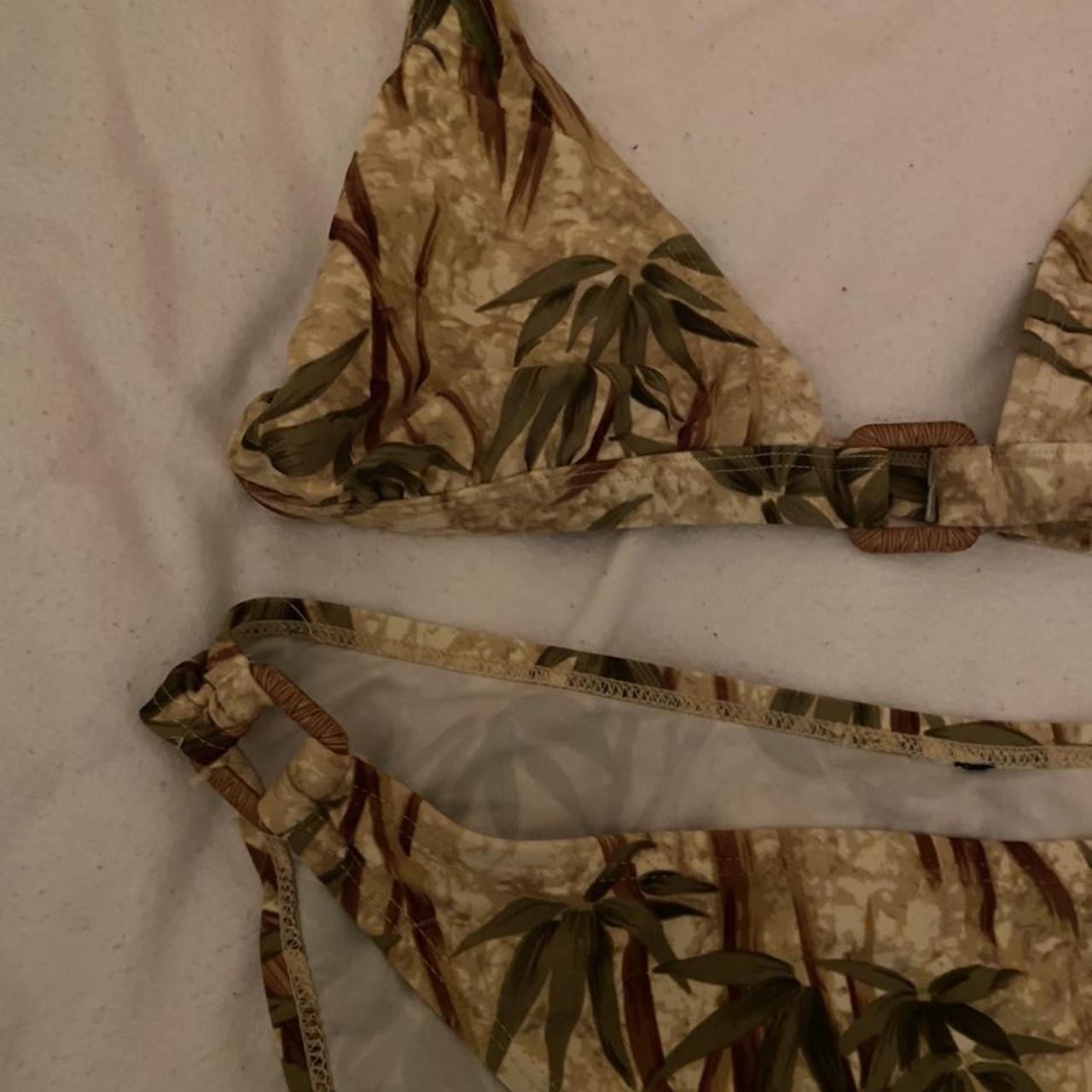 Women's Tan and Yellow Bikinis-and-tankini-sets | Depop