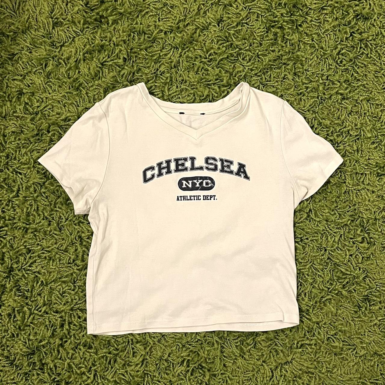 super cute chelsea nyc athletic dept. baby tee... - Depop