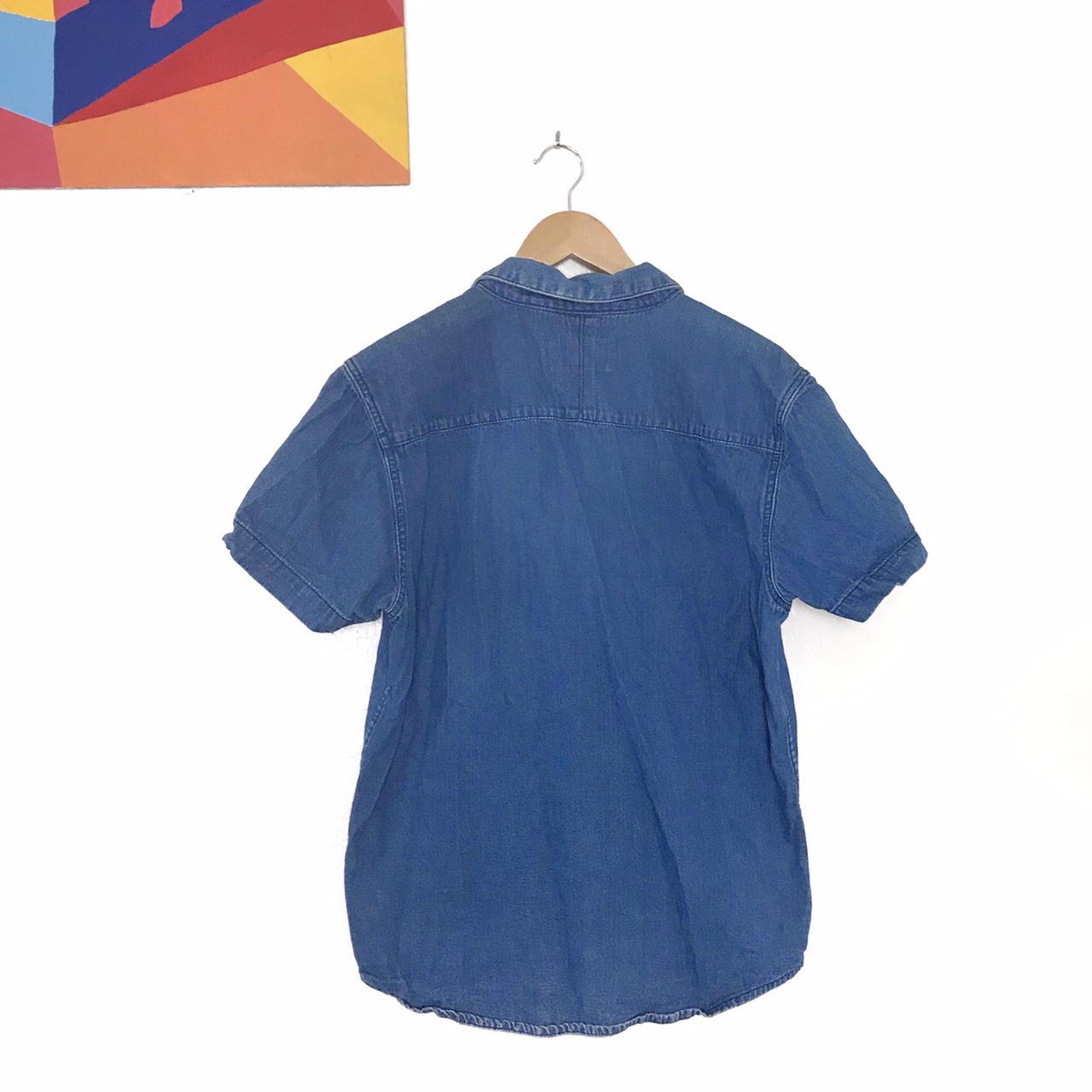 Vintage Southwestern/ Indigenous pattern denim... - Depop