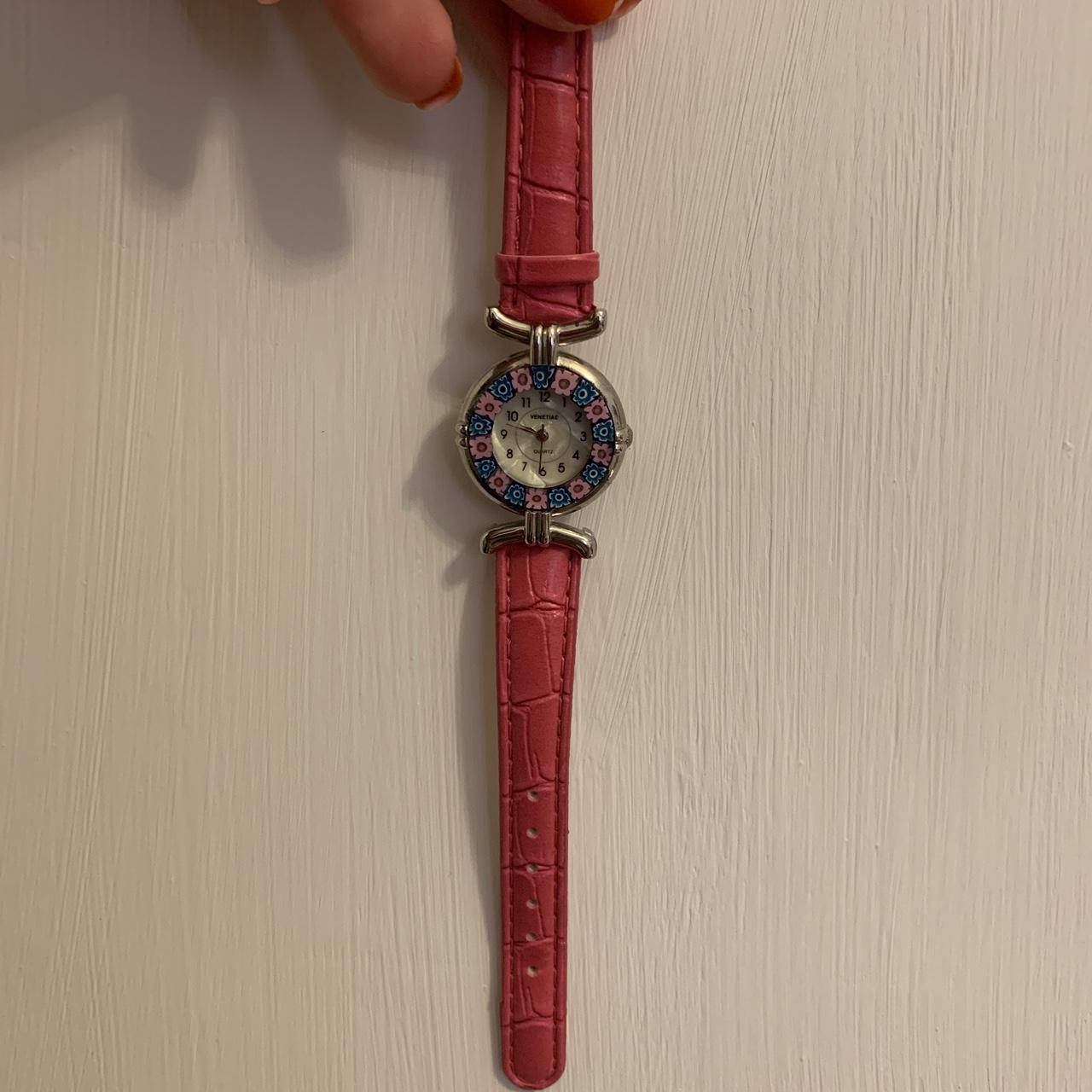 Venetiae quartz watch millefiori Orologio in vetro... - Depop