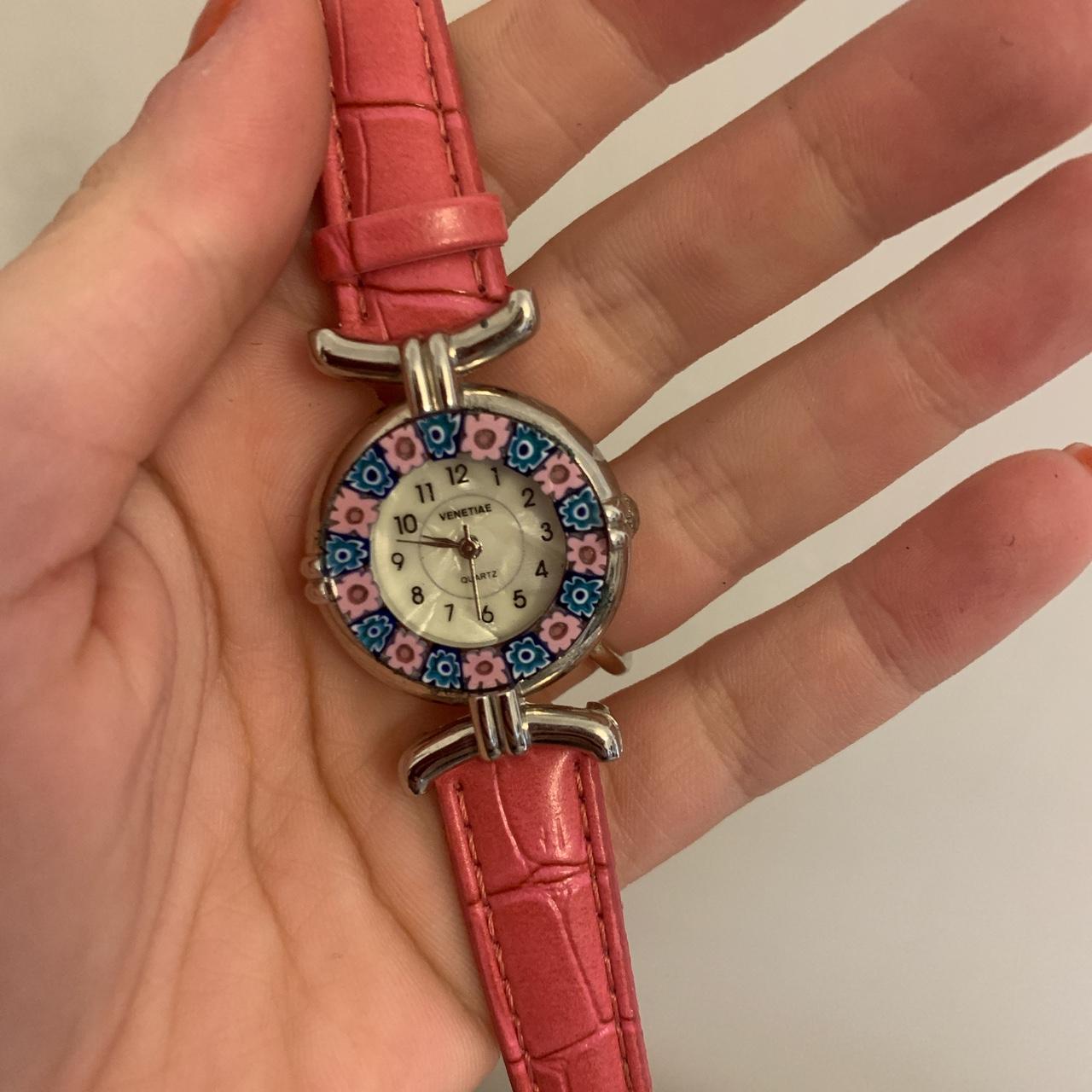 Venetiae quartz watch millefiori Orologio in vetro... - Depop