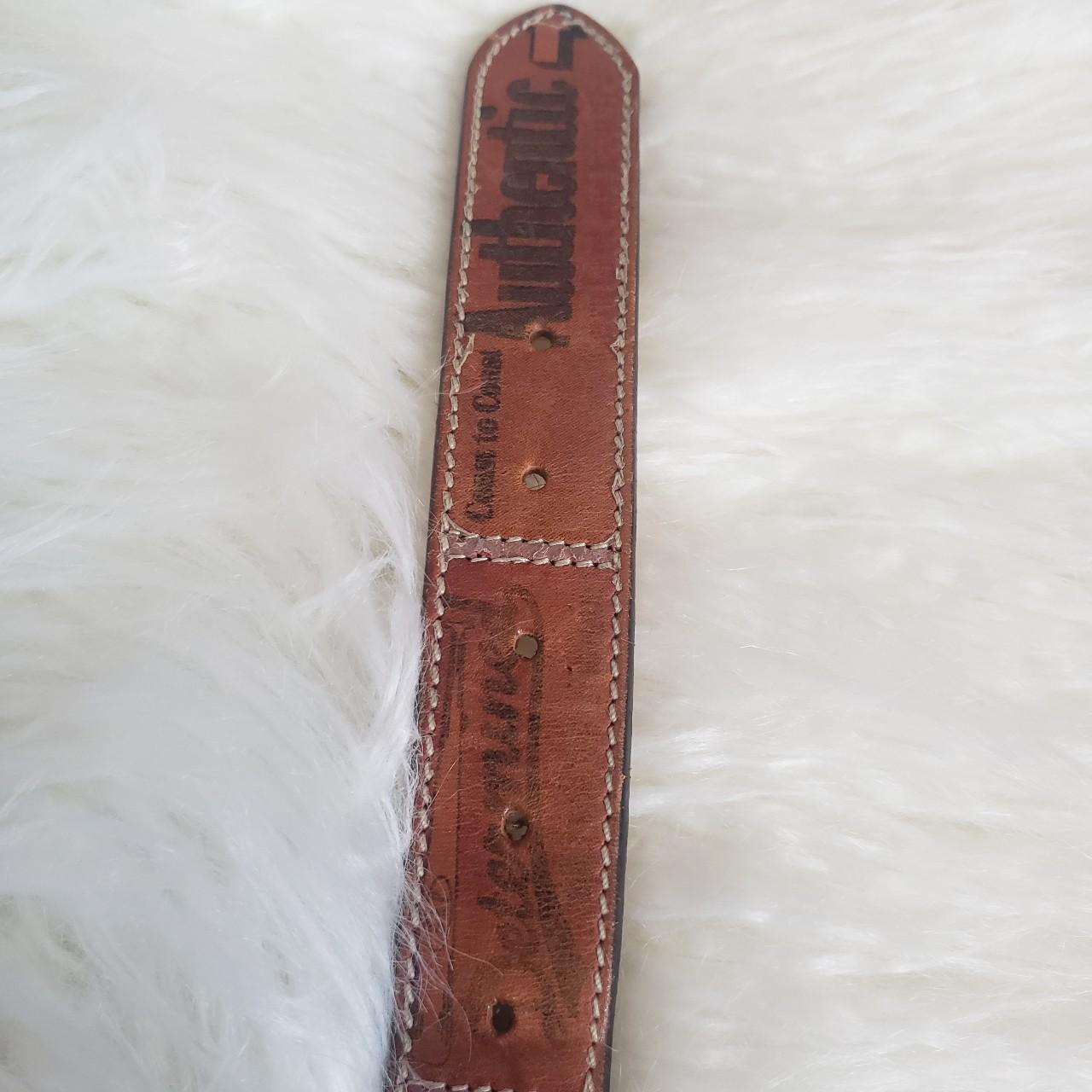 Vintage Gap Belt Genuine Leather Made In USA Women's... - Depop