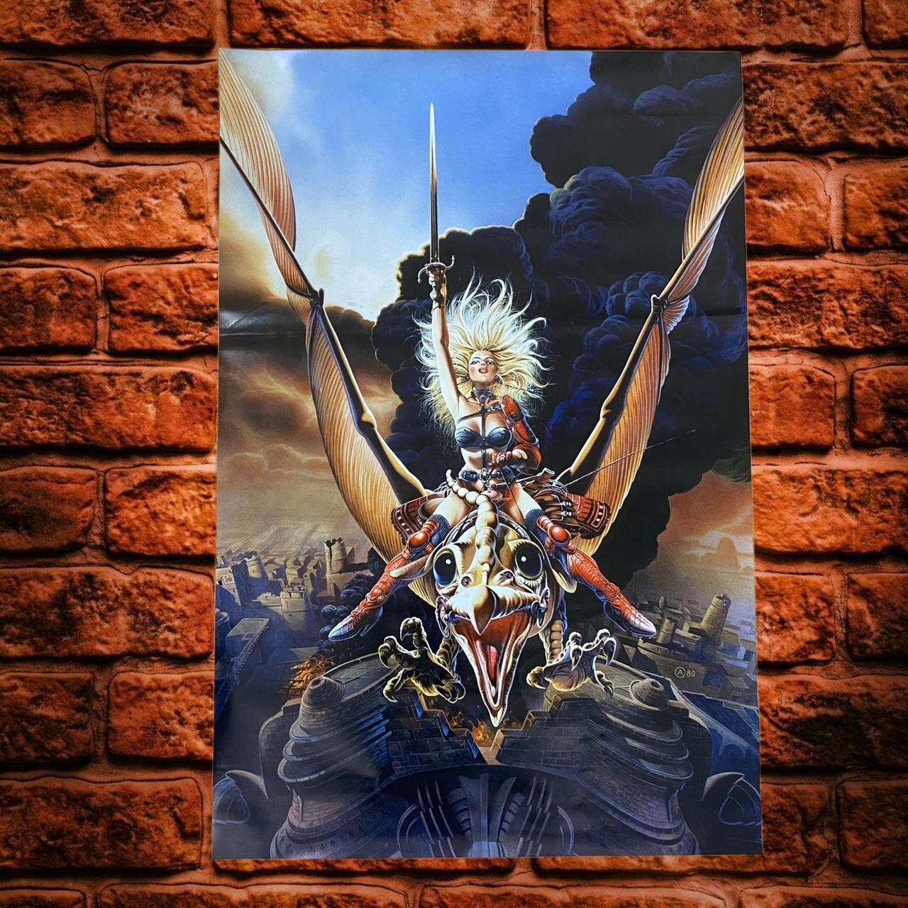 Heavy Metal Poster featuring Taarna riding... - Depop