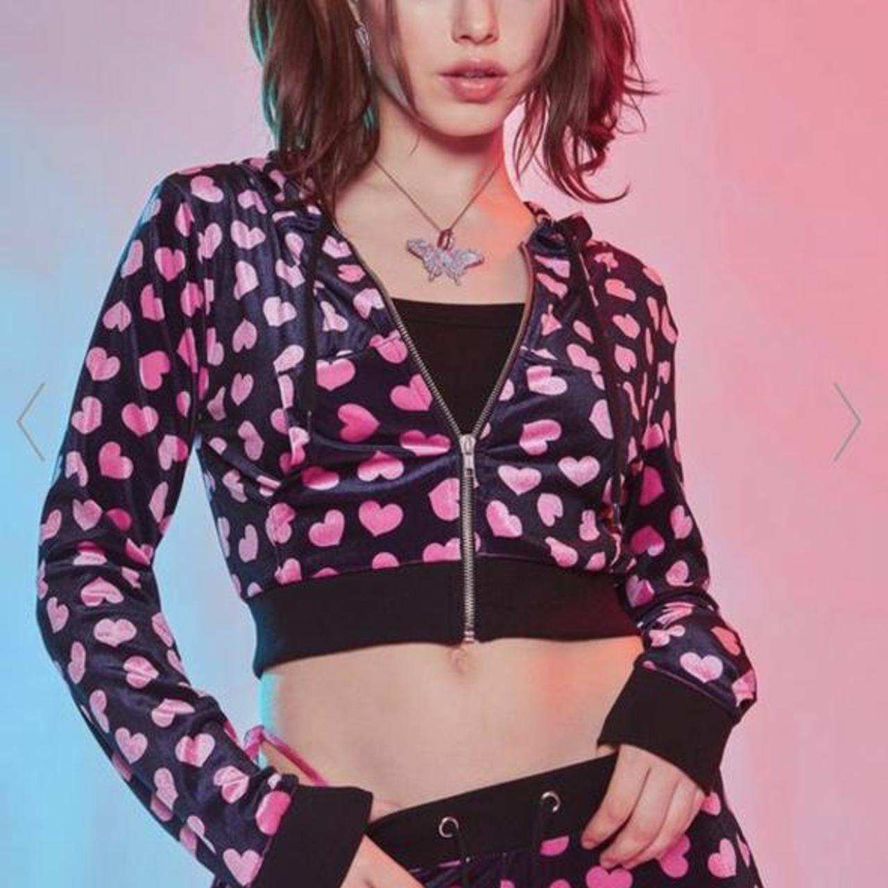 Dollskill and jenifers body y2k pink and black... - Depop