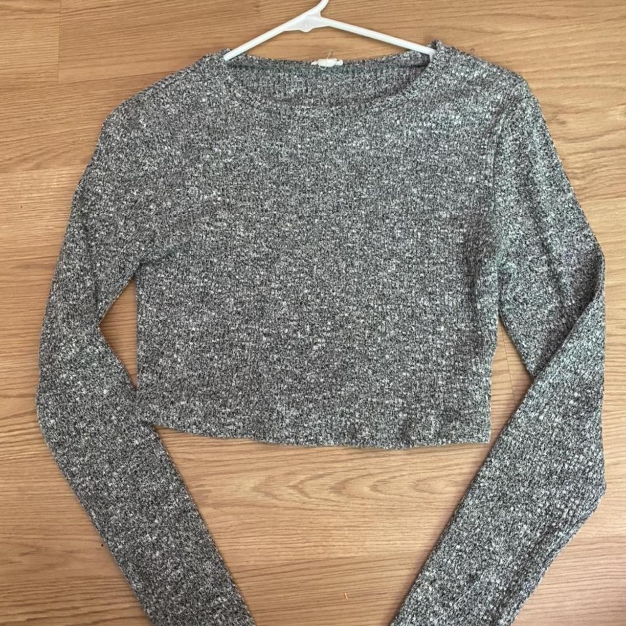 Garage Women's Grey Crop-top | Depop