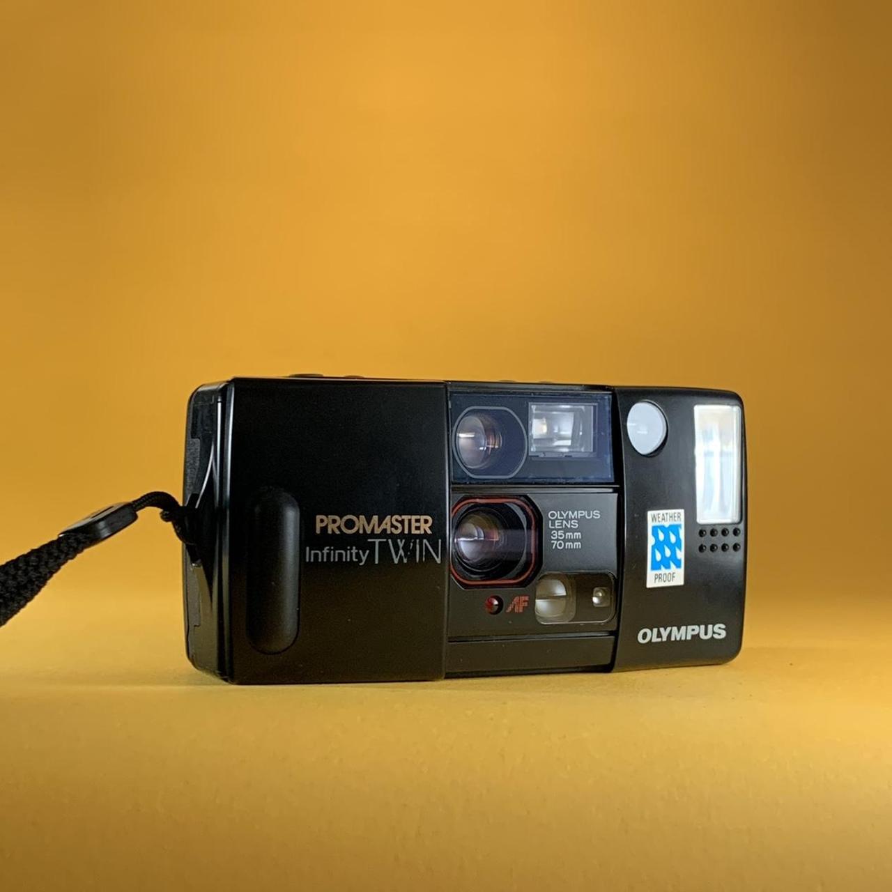 Olympus Black and Gold Cameras-and-accessories | Depop