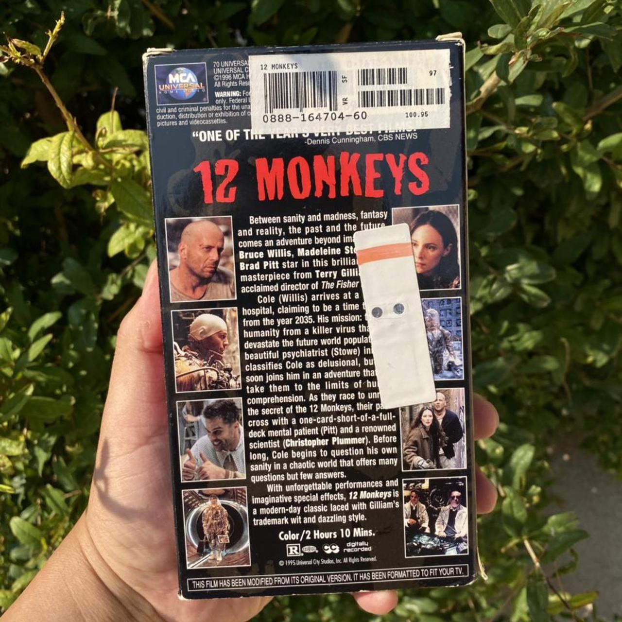 1996 12 Monkeys VHS tape in good preowned condition!... - Depop