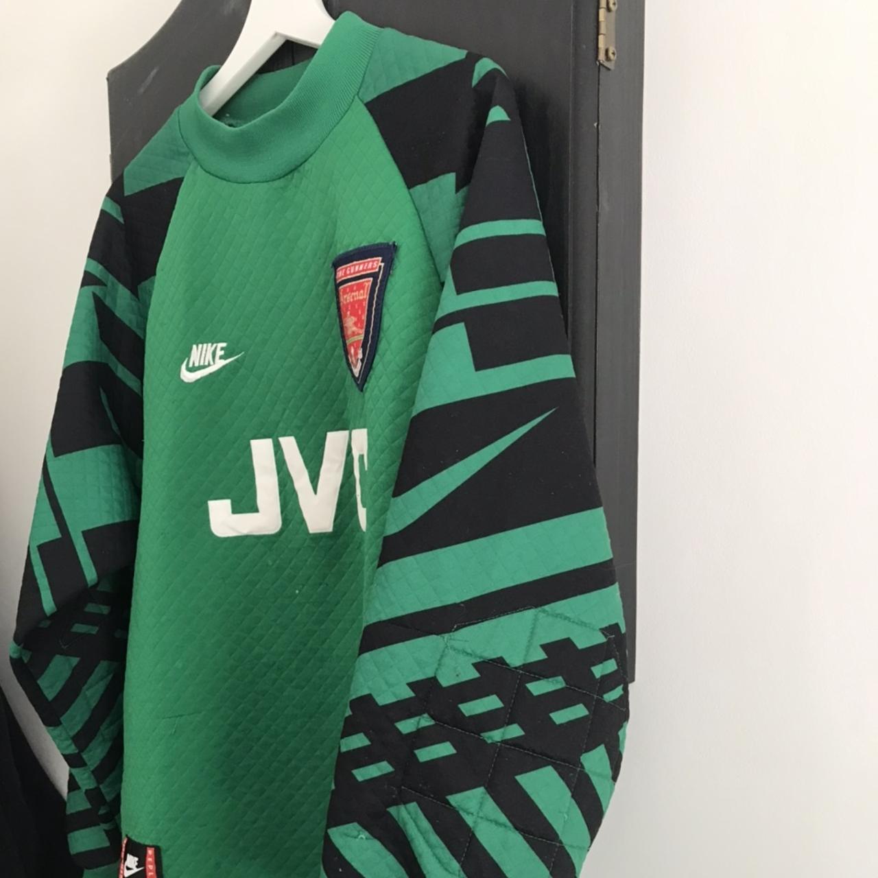 Arsenal goalkeeper kit 1995-6 season David Seamon... - Depop